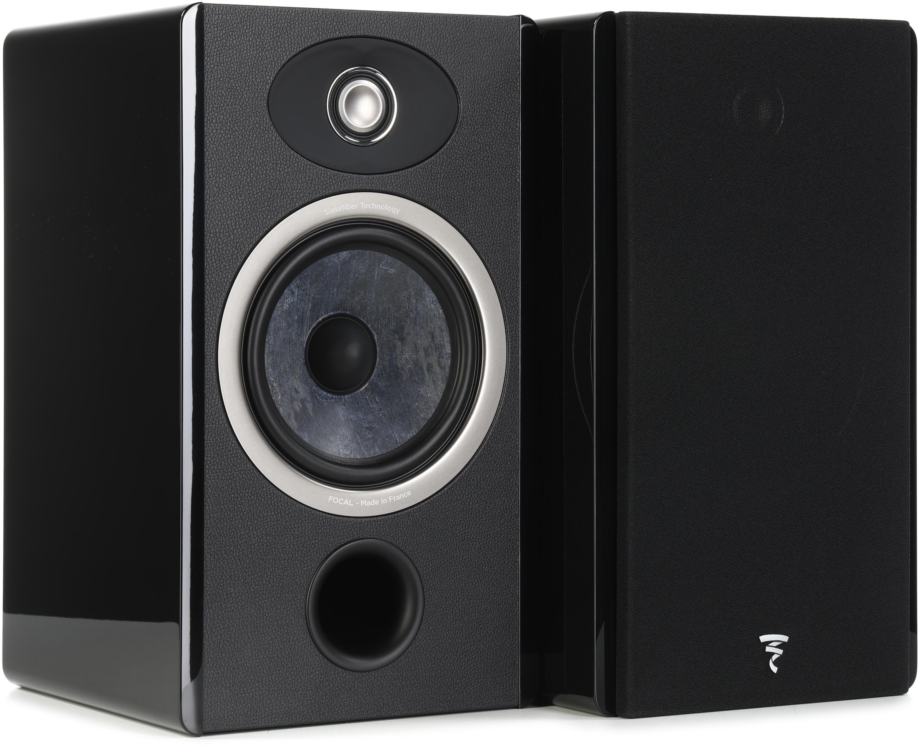 Focal Vestia N°1 Passive Bookshelf Loudspeaker - Black (Pair) | Sweetwater