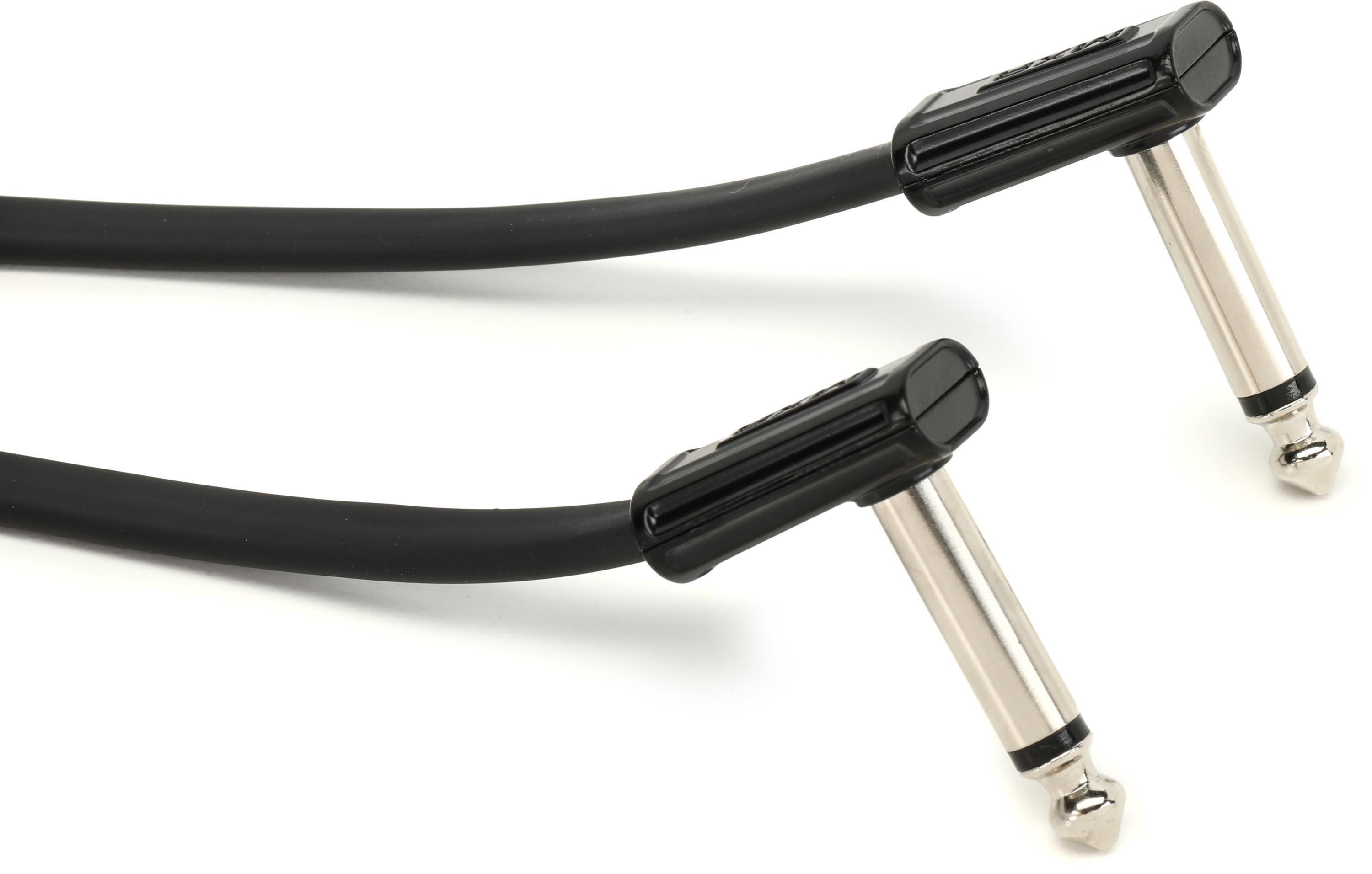 MXR DCPR3 Right Angle to Right Angle Ribbon Pedalboard Patch Cable - 3 foot | Sweetwater