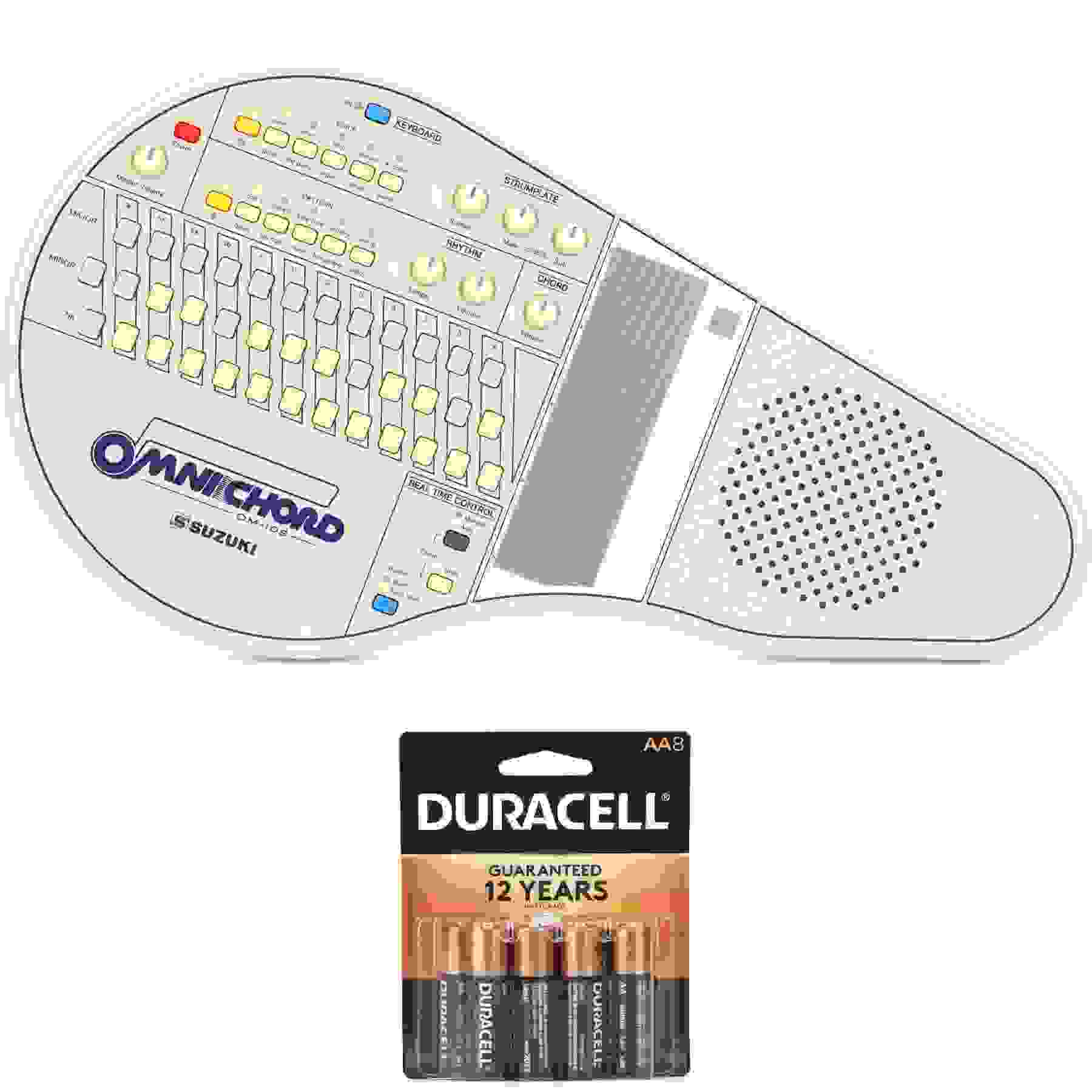Suzuki Omnichord OM-108 with AA Batteries | Sweetwater