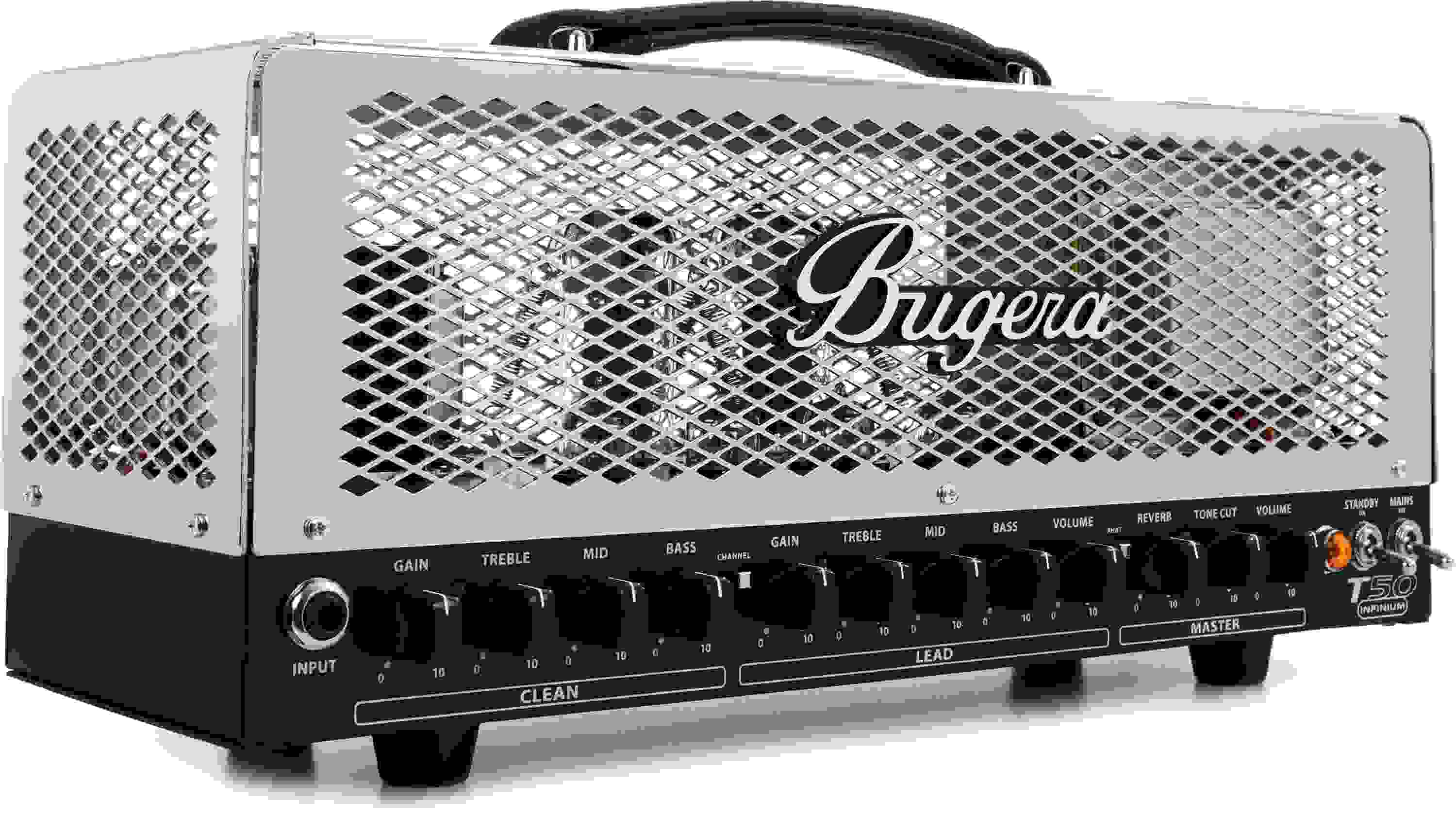 Bugera T50 Infinium 50-watt 2-channel Class-A Tube Head | Sweetwater