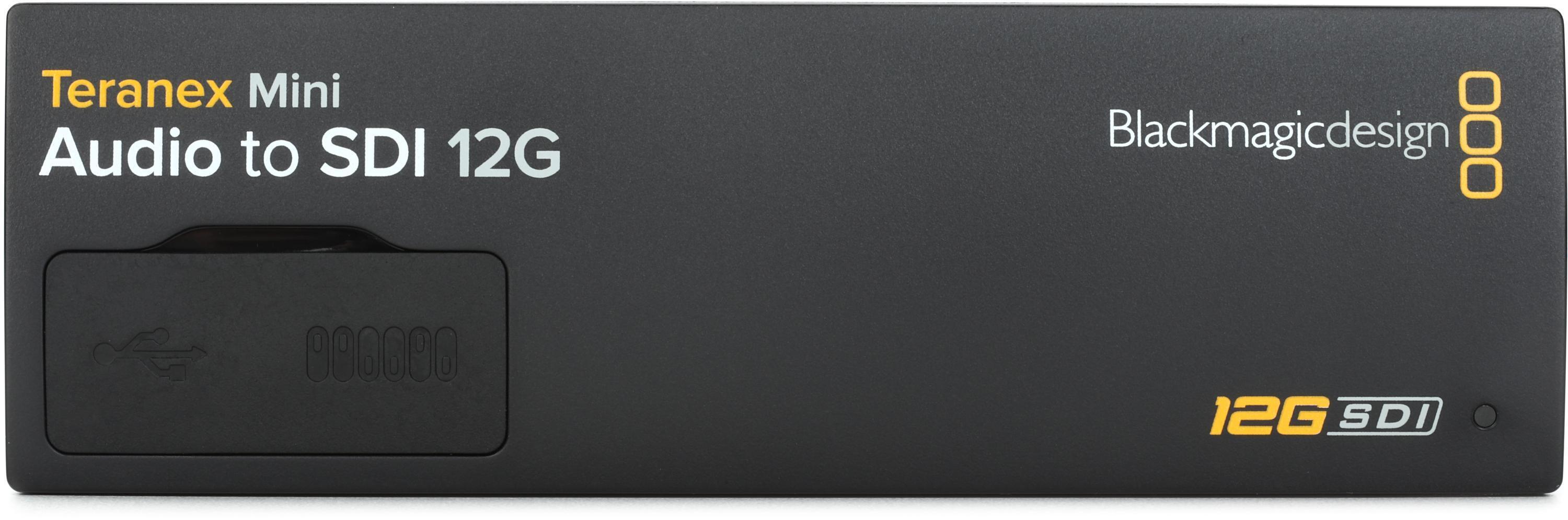 Blackmagic Design Teranex Mini Audio to SDI 12G Converter | Sweetwater