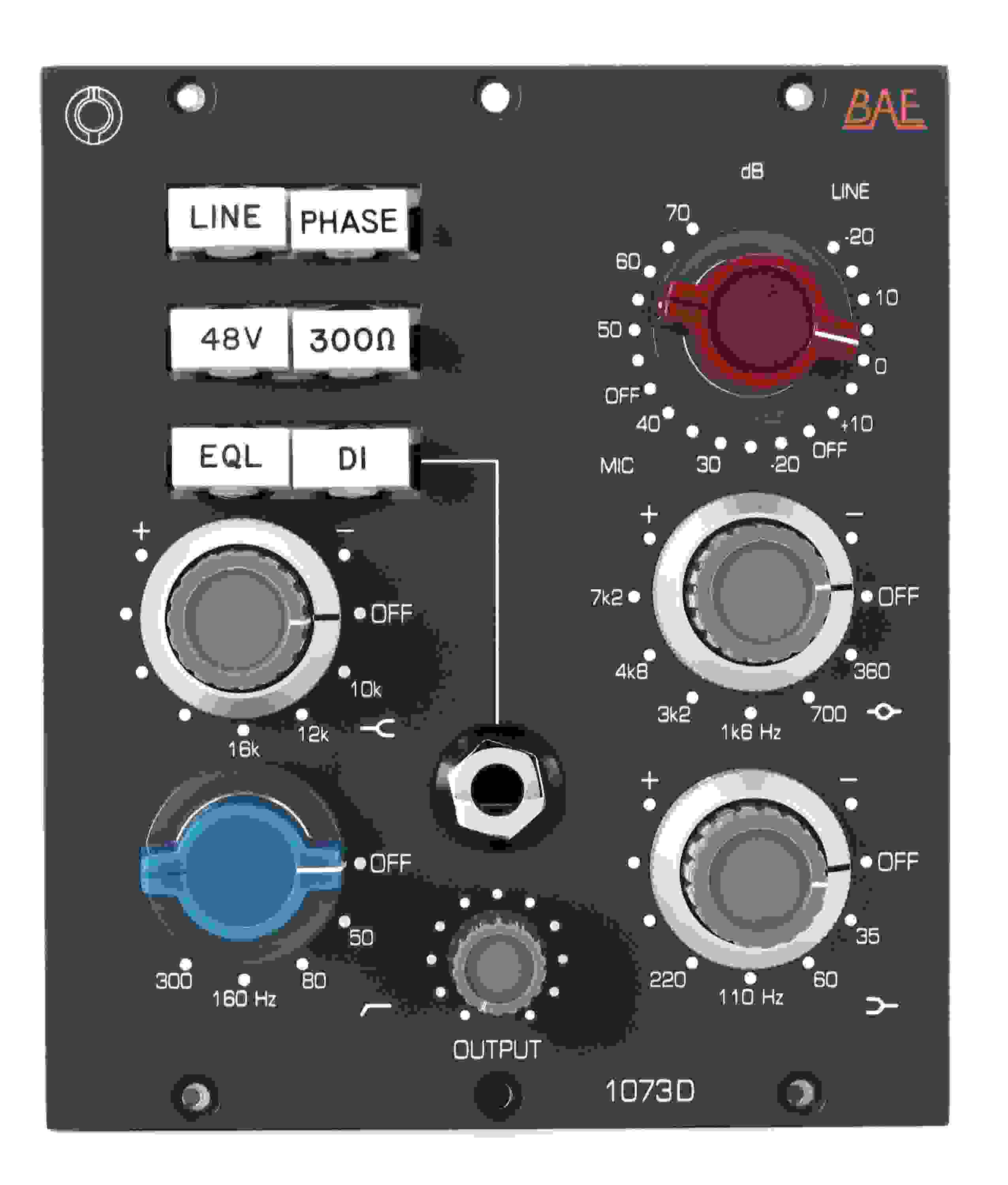 BAE 1073D 500 Series Microphone Preamp & EQ | Sweetwater