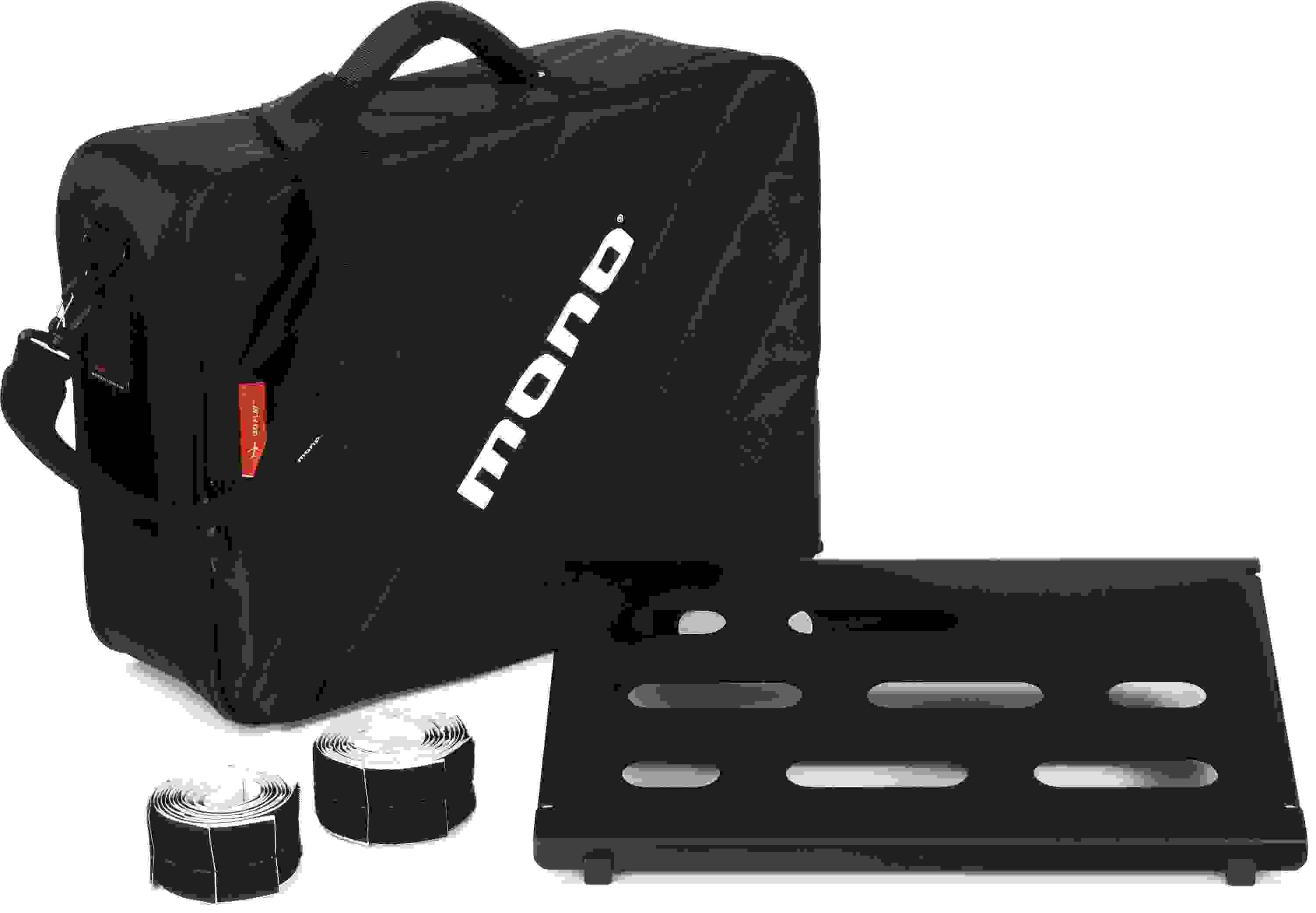 MONO Pedalboard Small with Club Accessory Case 2.0 - Black | Sweetwater