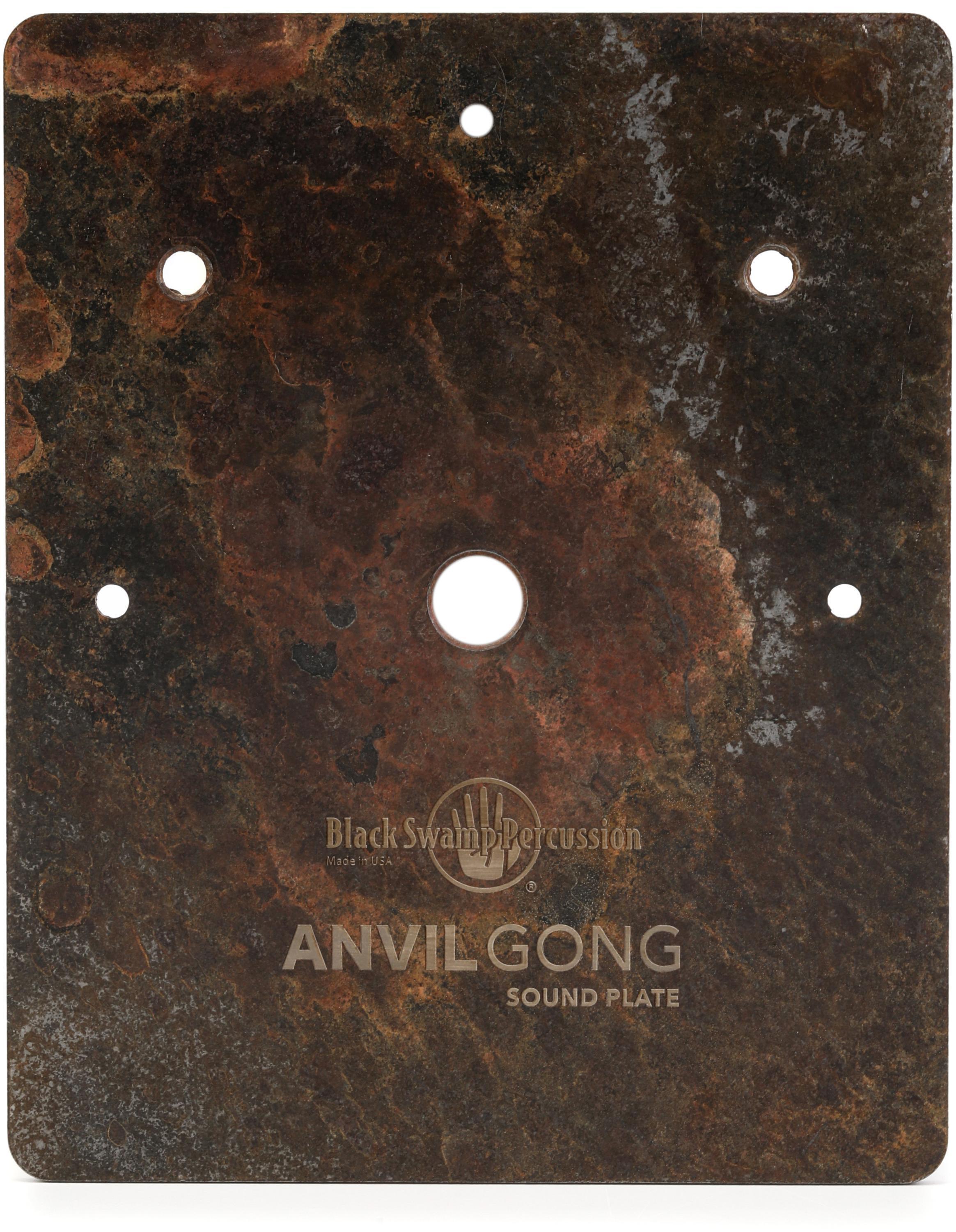 Black Swamp Percussion Anvil Gong Rectangular Sound Plate - 6.5 inches ...