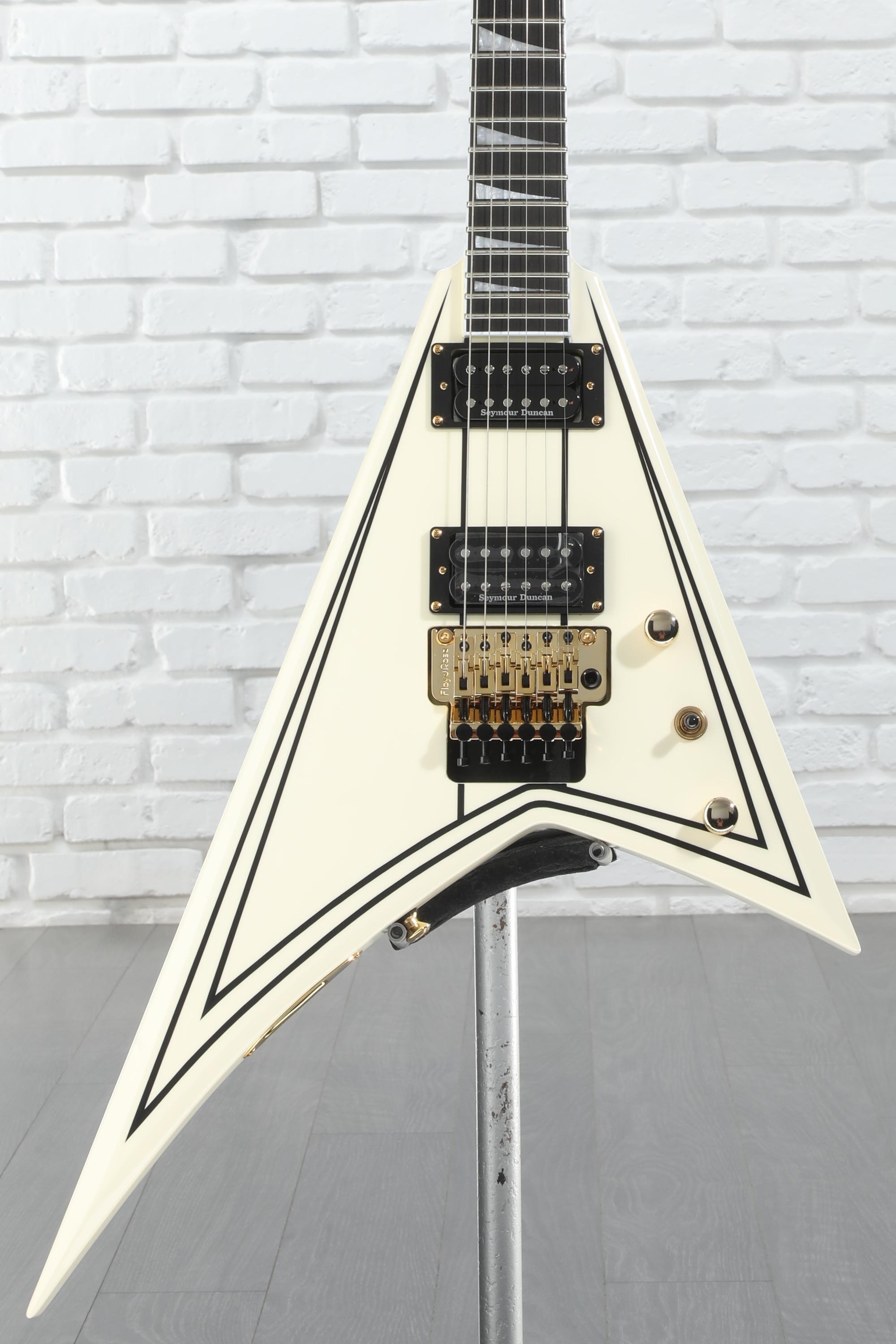 Jackson Pro Series Rhoads RR3 - Ivory with Black Pinstripes | Sweetwater