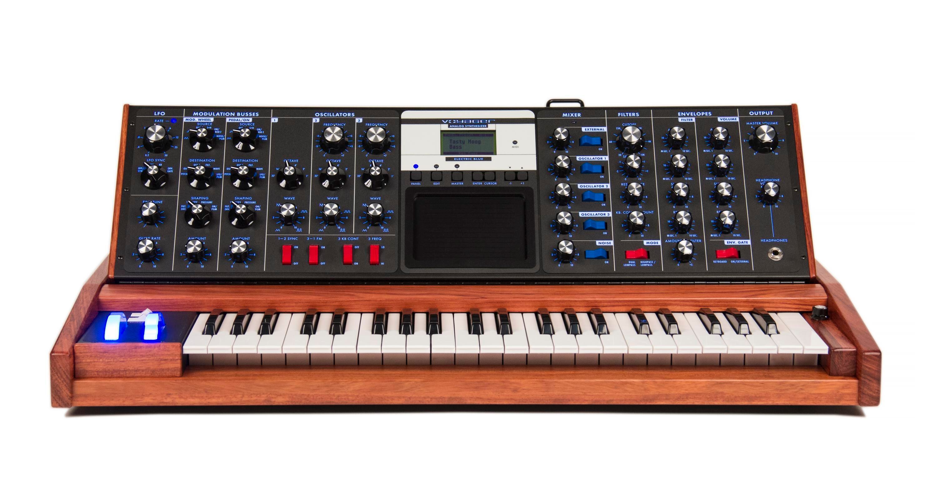 Moog Limited Edition Bubinga Minimoog Voyager | Sweetwater