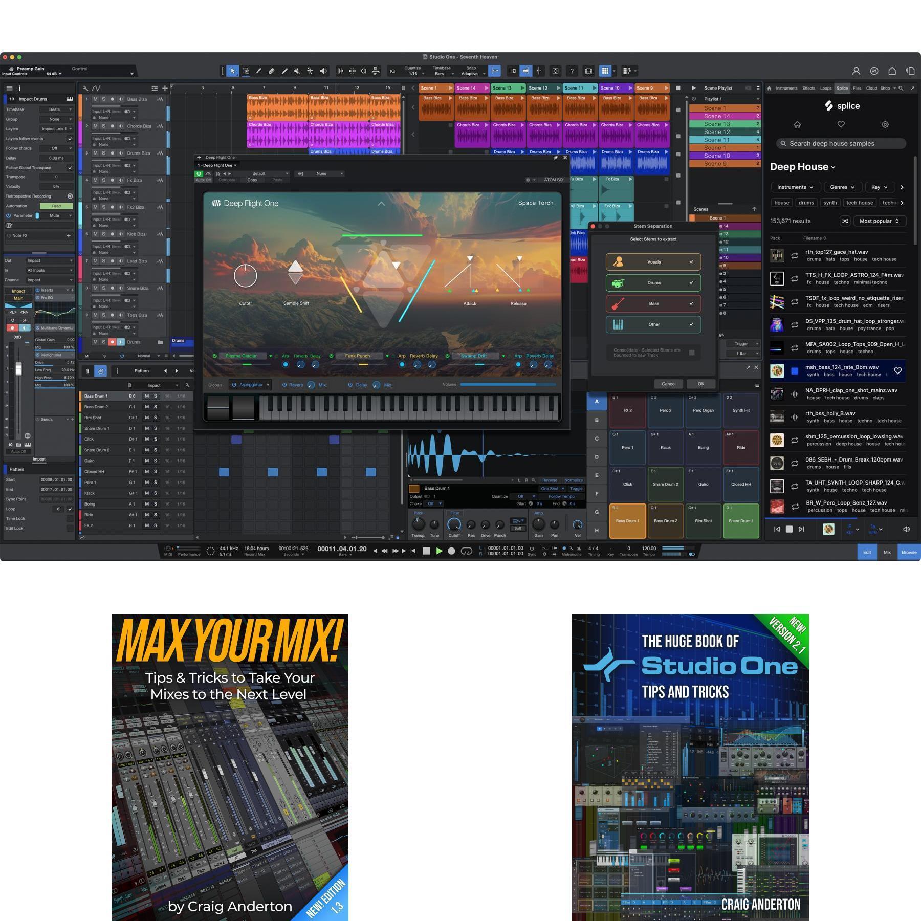 PreSonus Studio One Pro 7 EBook Bundle | Sweetwater
