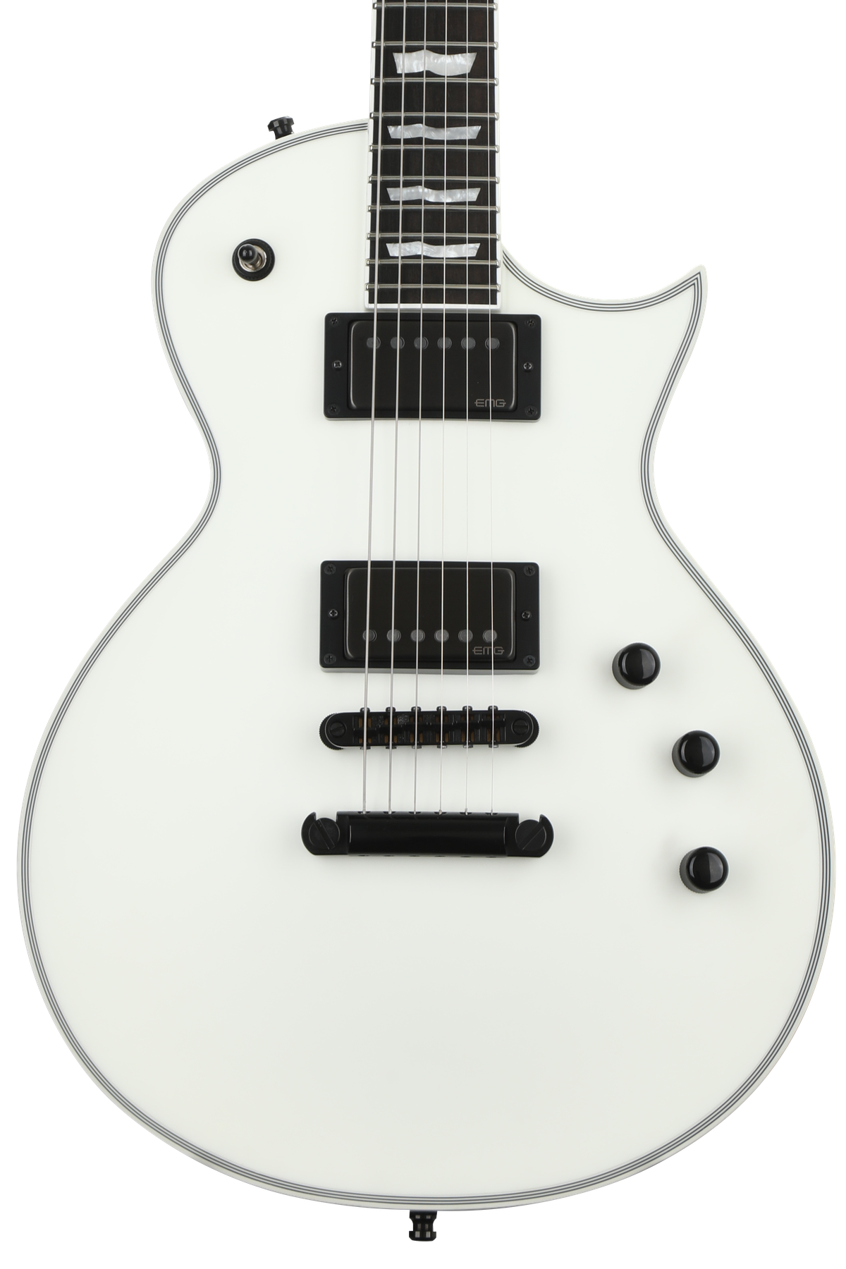 ESP E-II Eclipse - Snow White Satin | Sweetwater