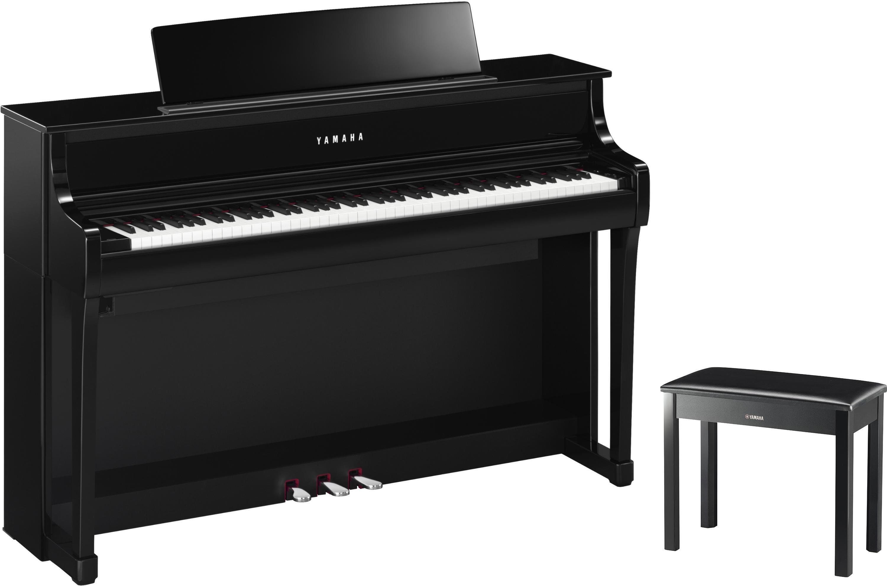 Yamaha Clavinova CLP-875 Console Digital Piano with Bench - Polished ...