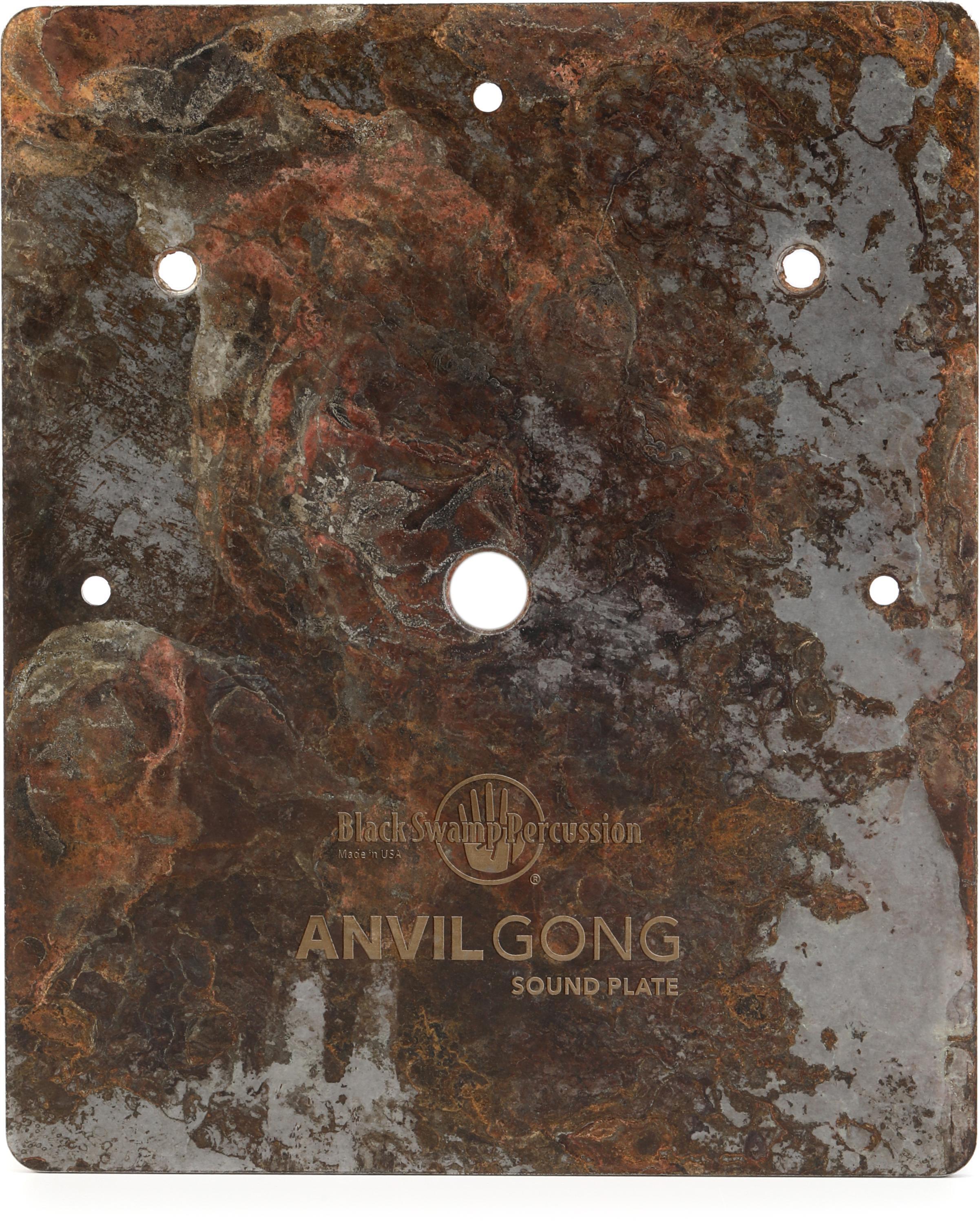 Black Swamp Percussion Anvil Gong Rectangular Sound Plate - 7.5 inches ...