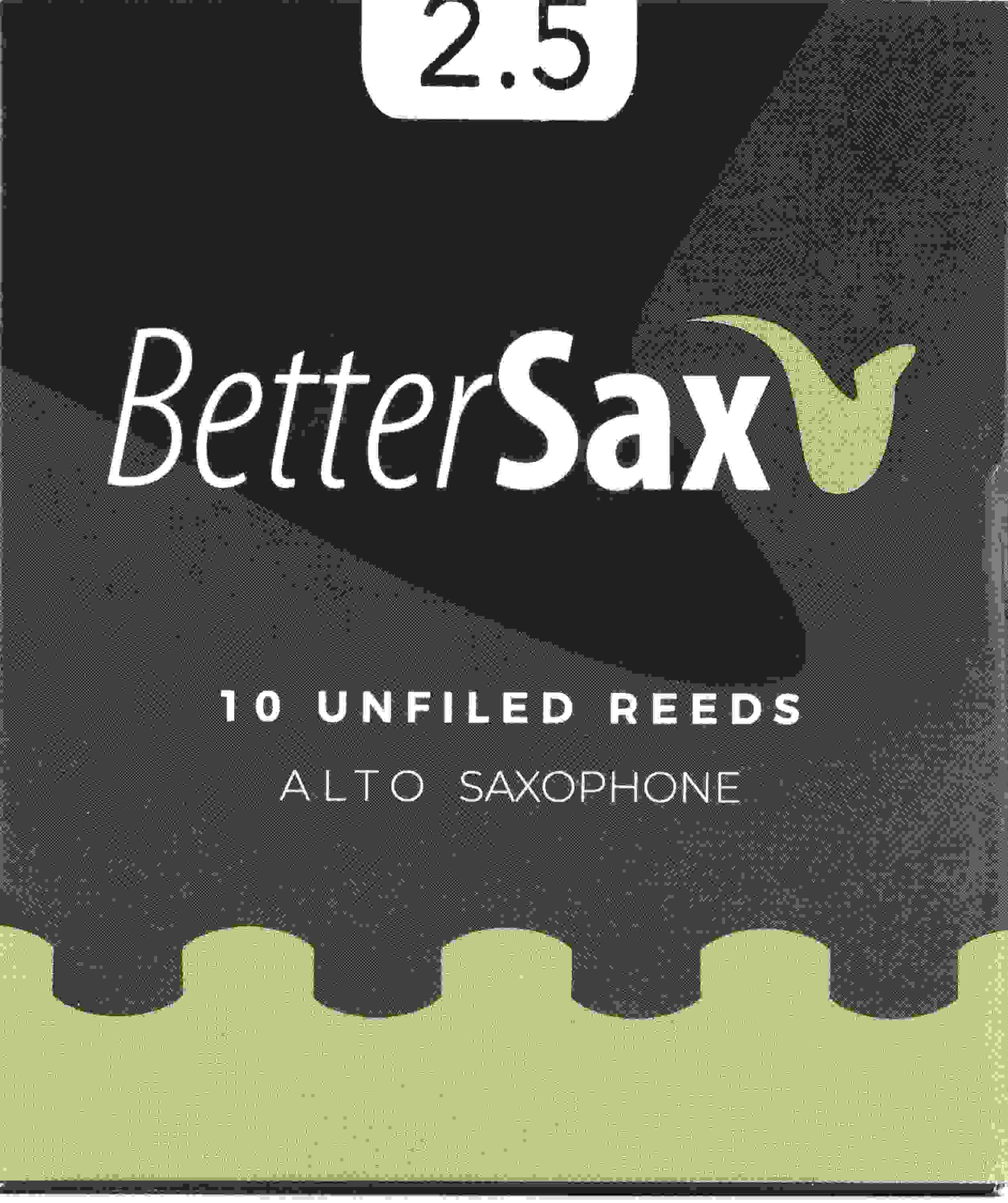 BetterSax Alto Saxophone Jazz Cut Reeds - 2.5 (10-pack) | Sweetwater