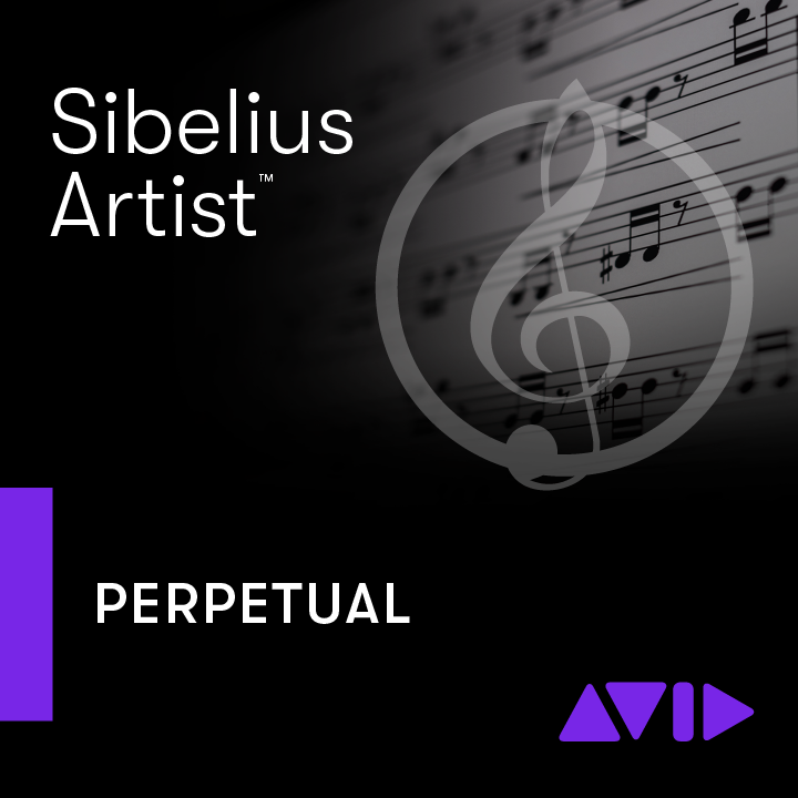 Avid Sibelius Artist Perpetual License with 1 Year of Updates + Support ...