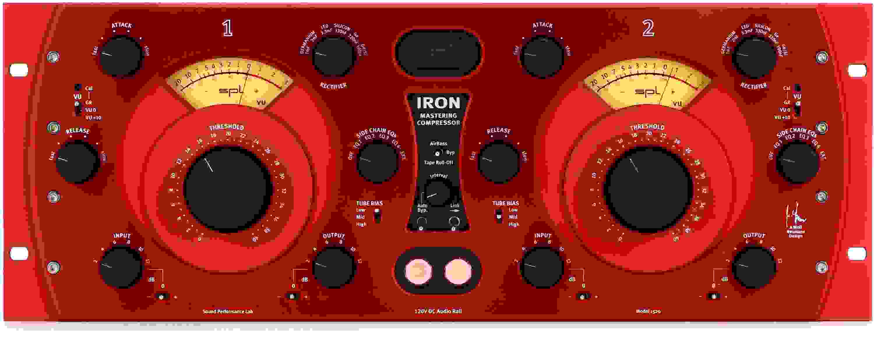 SPL IRON Mastering Compressor - Red | Sweetwater