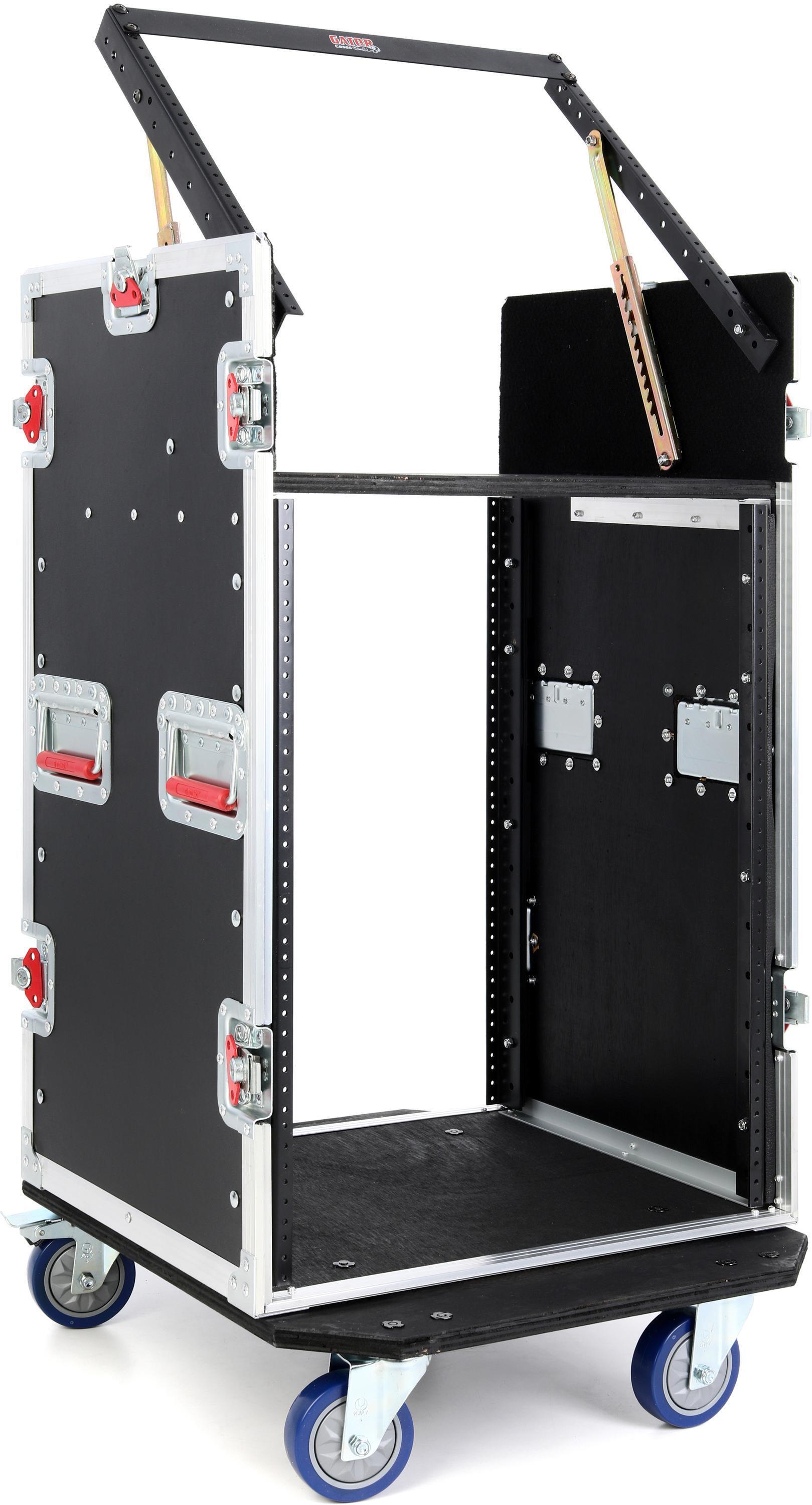 Gator G-TOUR 10X14 PU ATA Wood Pop-up Console Rack Case | Sweetwater