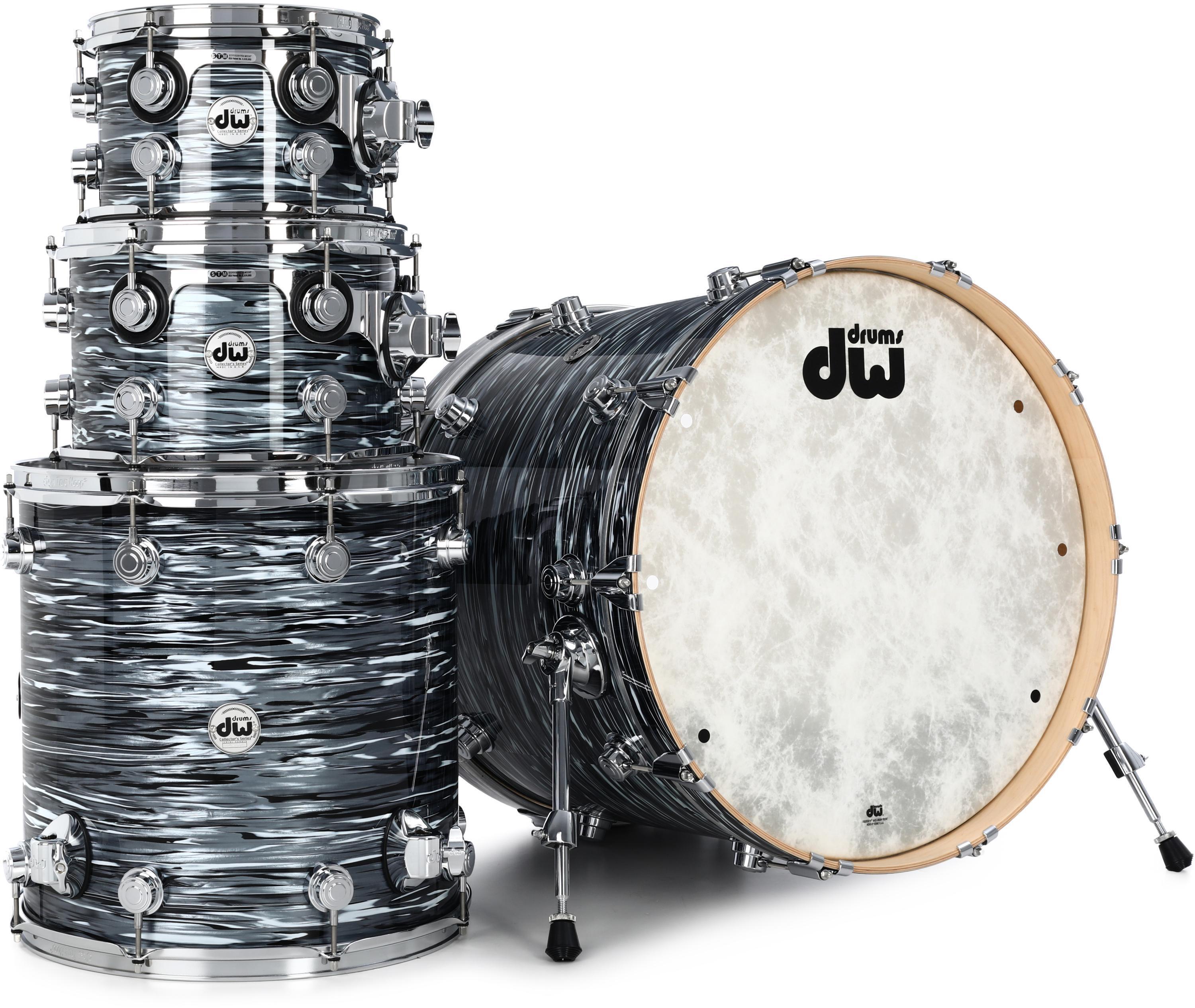 DW Collector's Series FinishPly 4-piece Shell Pack - Black Oyster ...