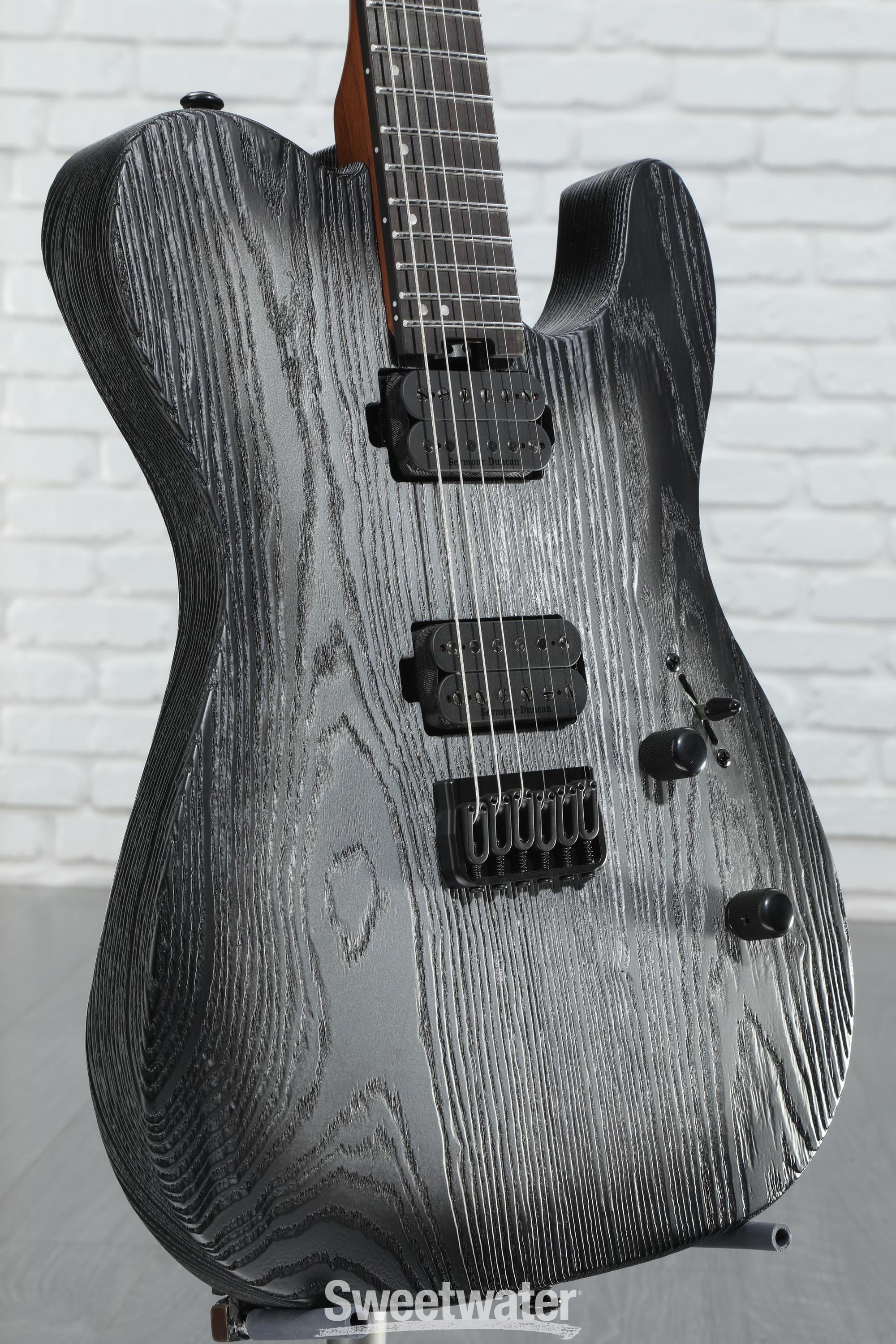 ESP LTD TE-1000 Electric Guitar - Silver Blast | Sweetwater