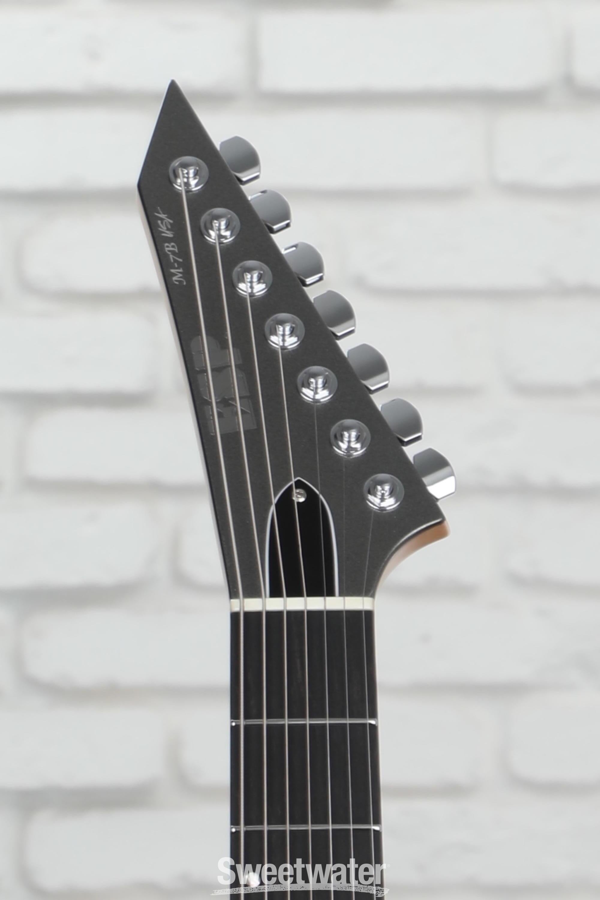 ESP USA M-7 Hardtail 7-string Electric Guitar - Adamantium | Sweetwater