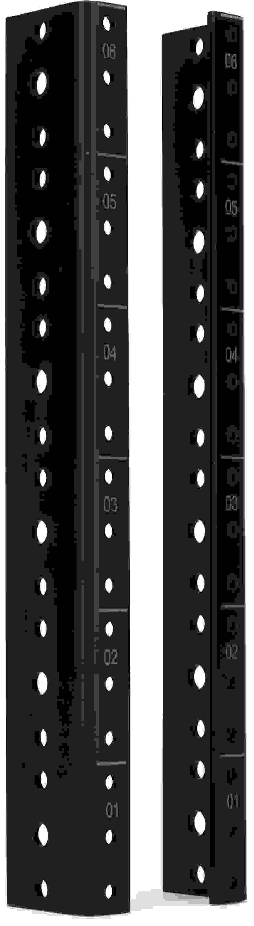 Gator GRW-RACKRAIL-06U Rack Rail Set - 6 Rack Spaces | Sweetwater