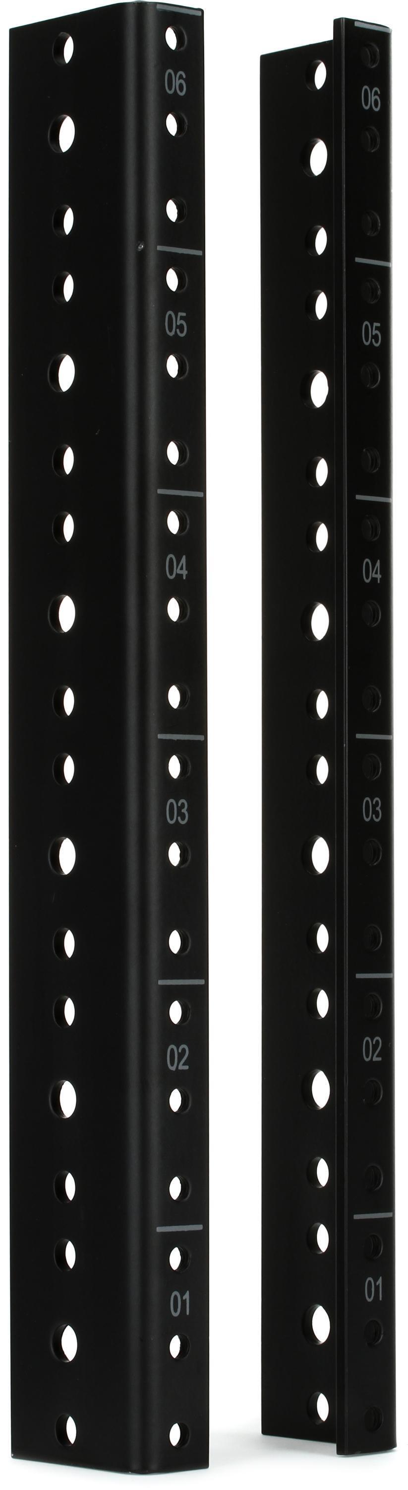 Gator GRW-RACKRAIL-06U Rack Rail Set - 6 Rack Spaces | Sweetwater