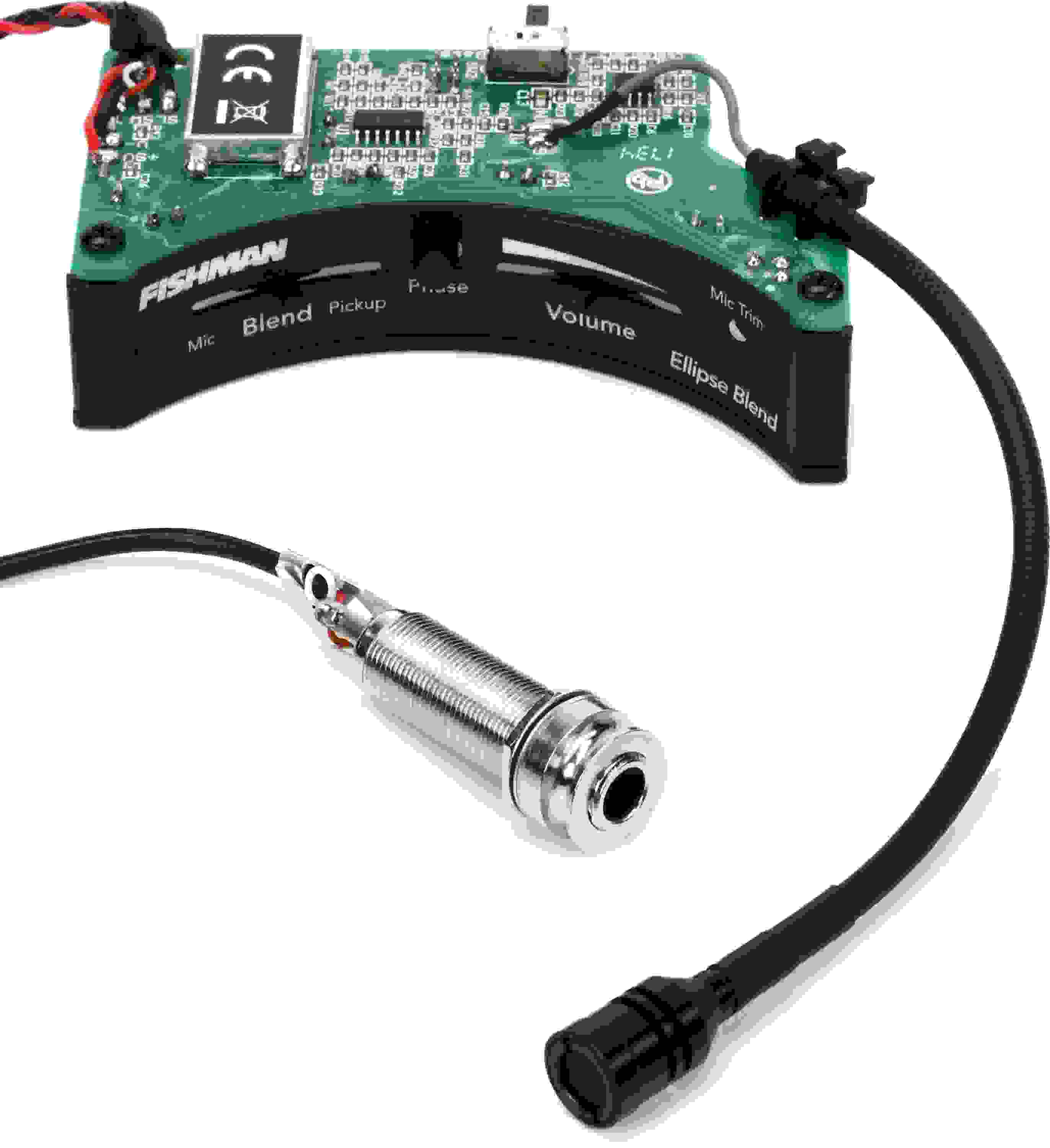 Fishman Ellipse Matrix Blend Acoustic Pickup and Preamp System - Wide ...