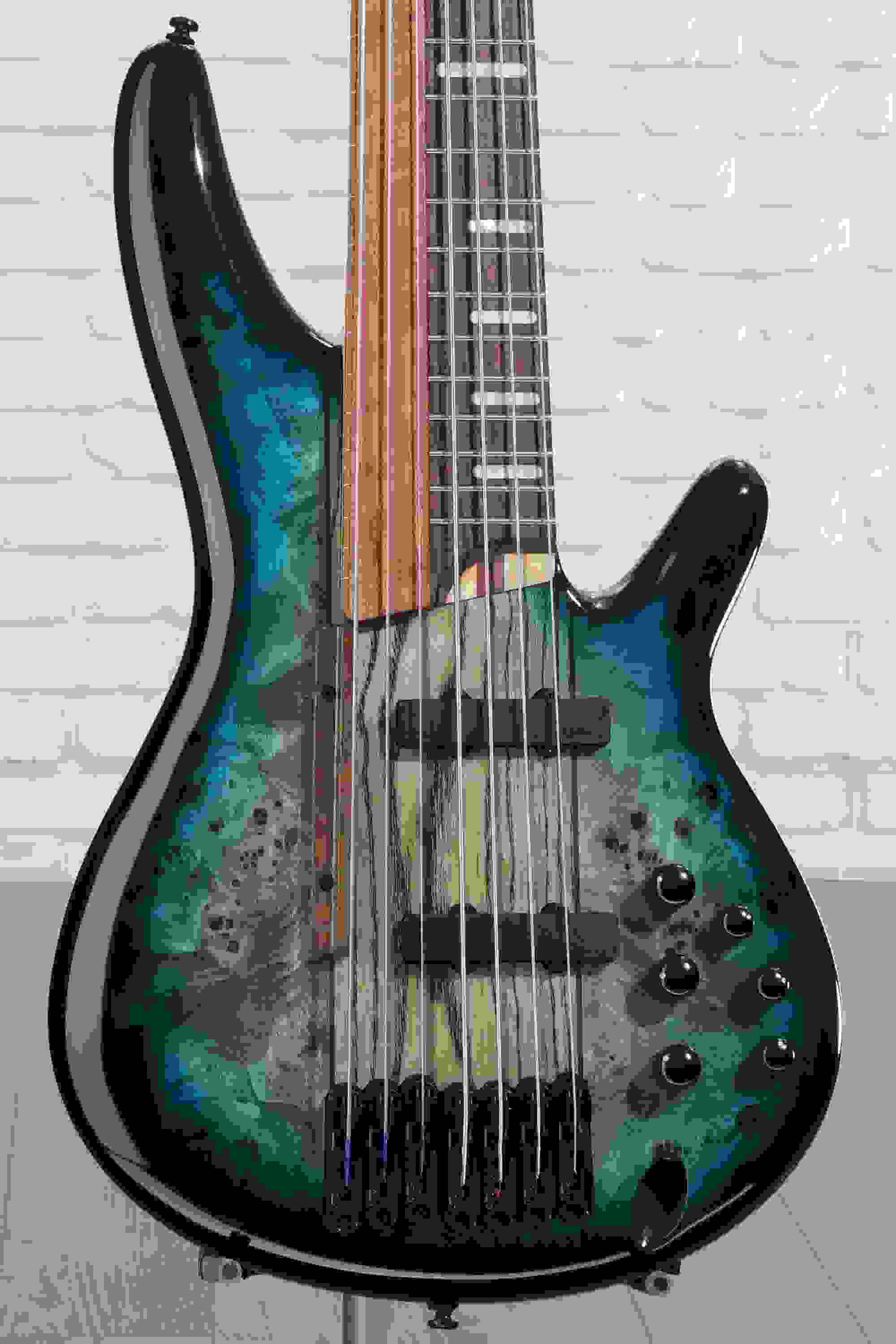 Ibanez Bass Workshop SRAS7 Ashula 7-string Bass Guitar - Cosmic Blue ...