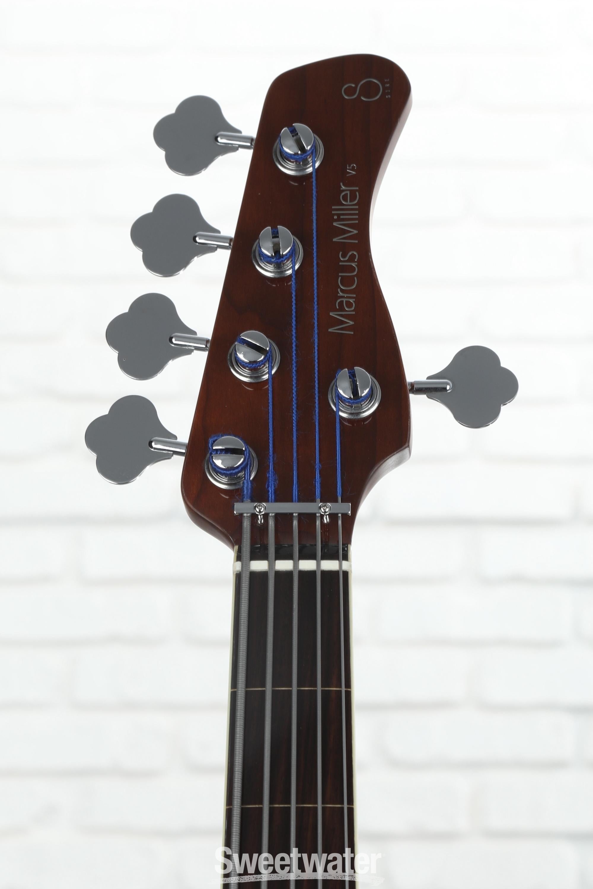 Sire Marcus Miller V5 24 Fretless 5-string Bass Guitar - Dakota Red ...