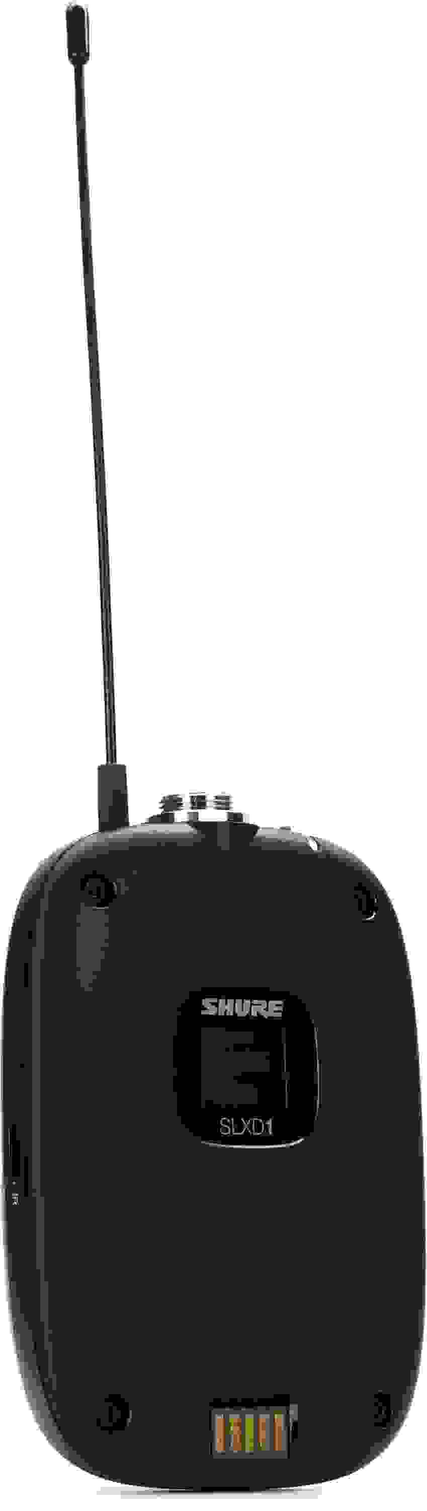 Shure SLXD1 Wireless Bodypack Transmitter - G58 Band | Sweetwater
