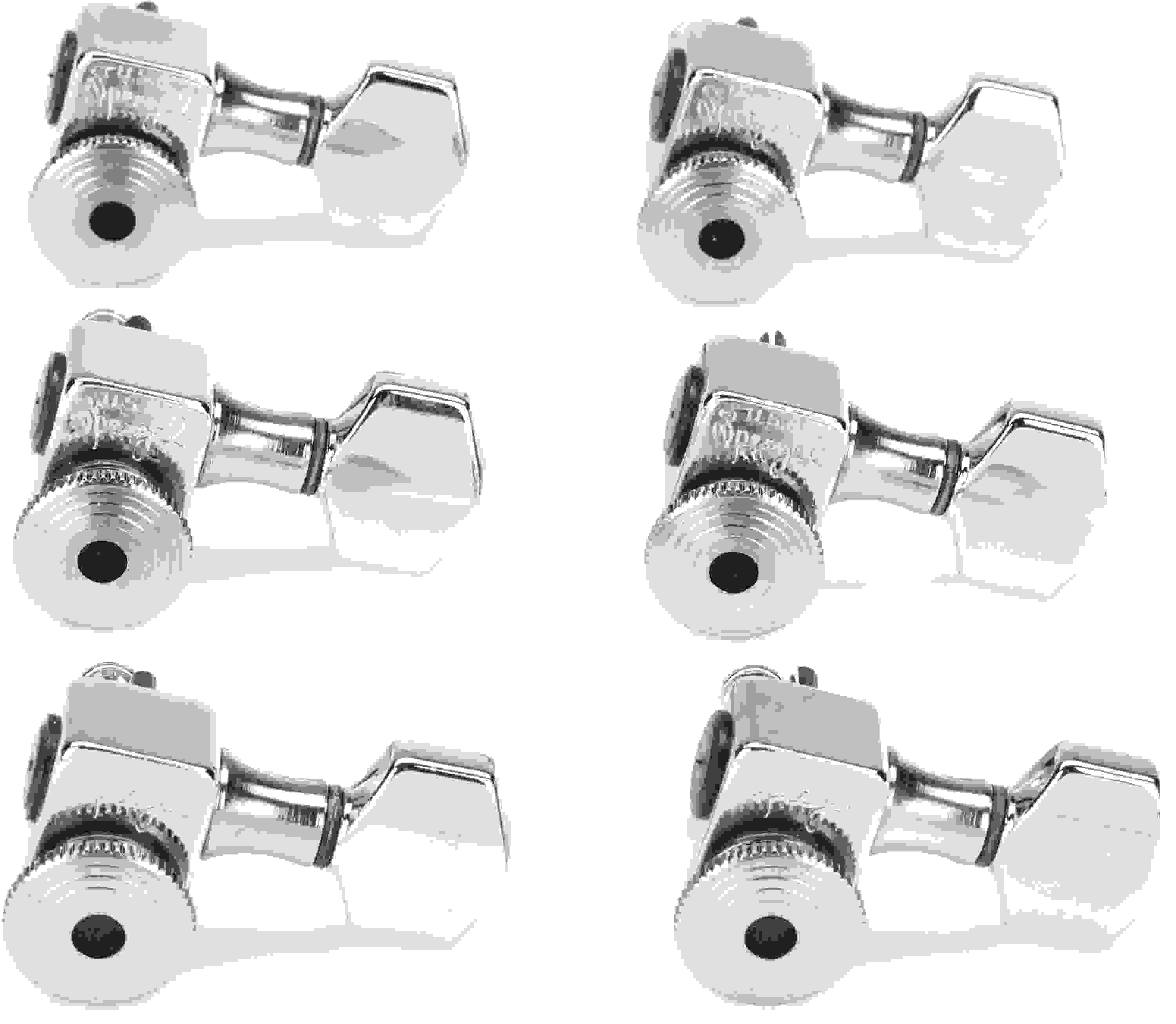 Sperzel 6LTLCP Trim-Lok 6-in-line Locking Tuners Chrome | Sweetwater
