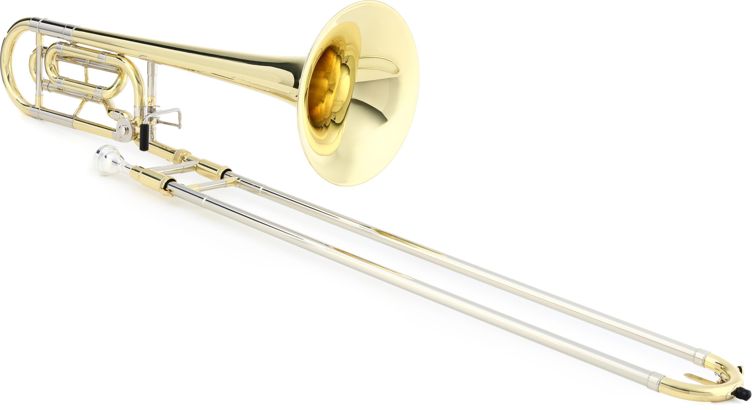 Eastman ETB420 Intermediate Trombone - F Attachment - Clear Lacquer ...