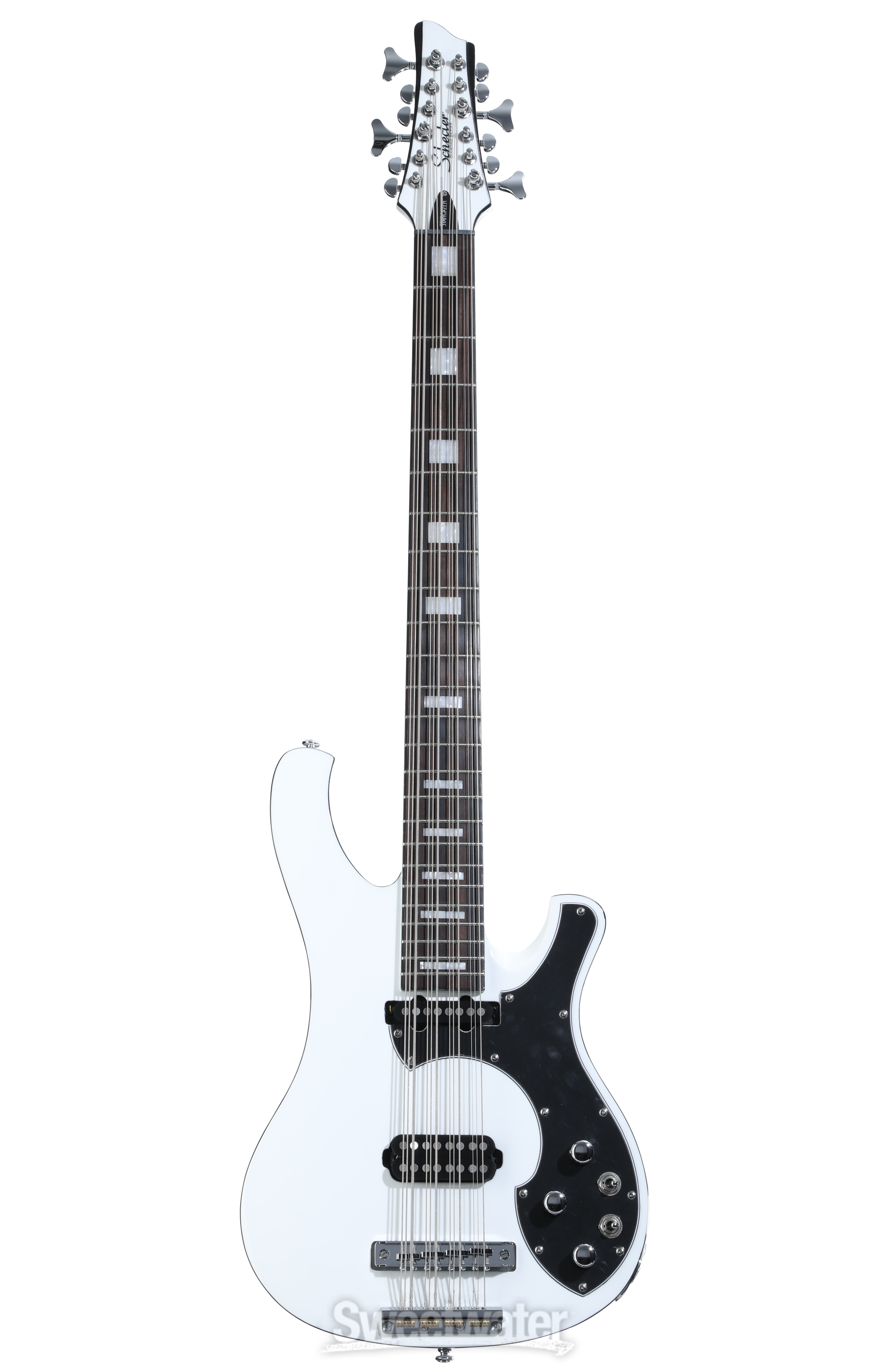 Schecter Stargazer 12 12-string Bass Guitar - Gloss White | Sweetwater
