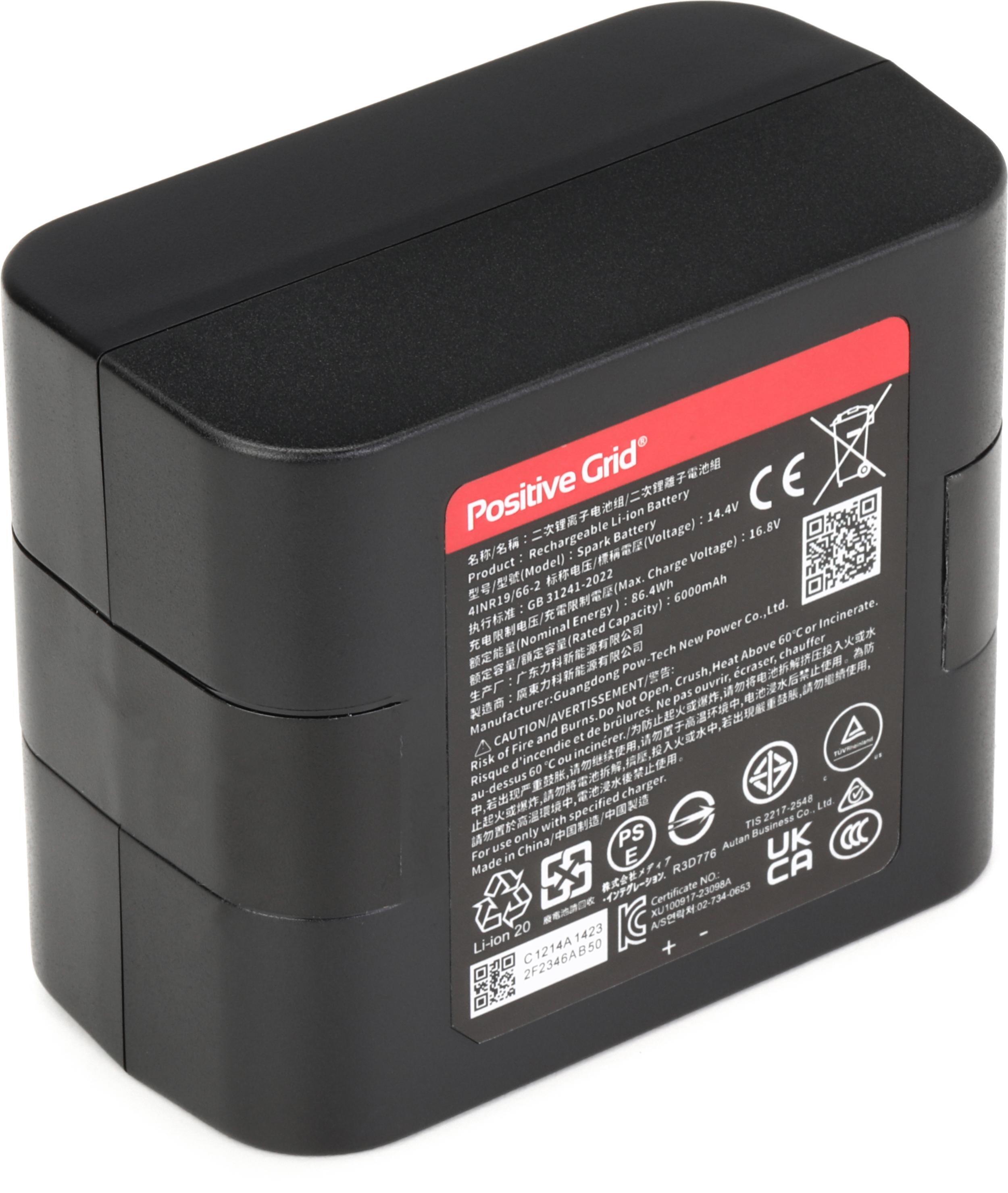 Positive Grid Spark Battery Rechargeable Battery for Spark LIVE and ...