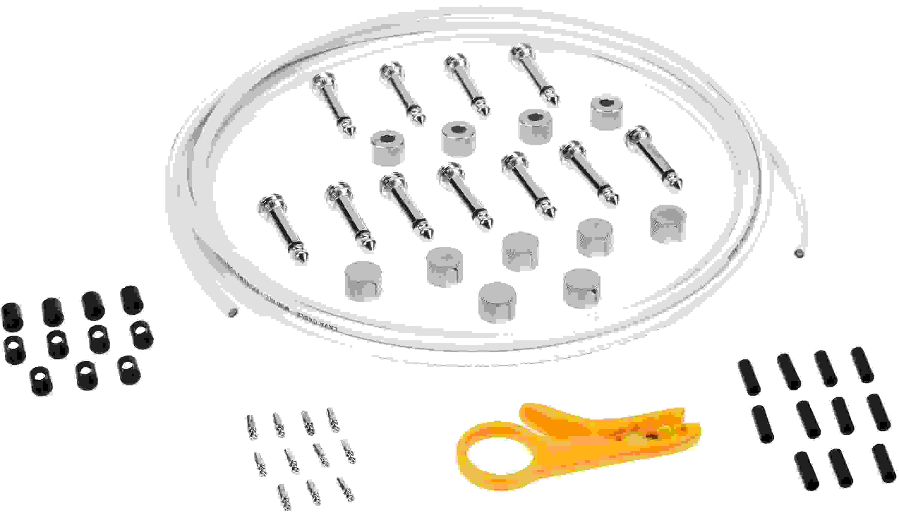 Lava Cable Mini ELC Soldered Pedalboard Cable Kit - 10 foot - White - 6 ...