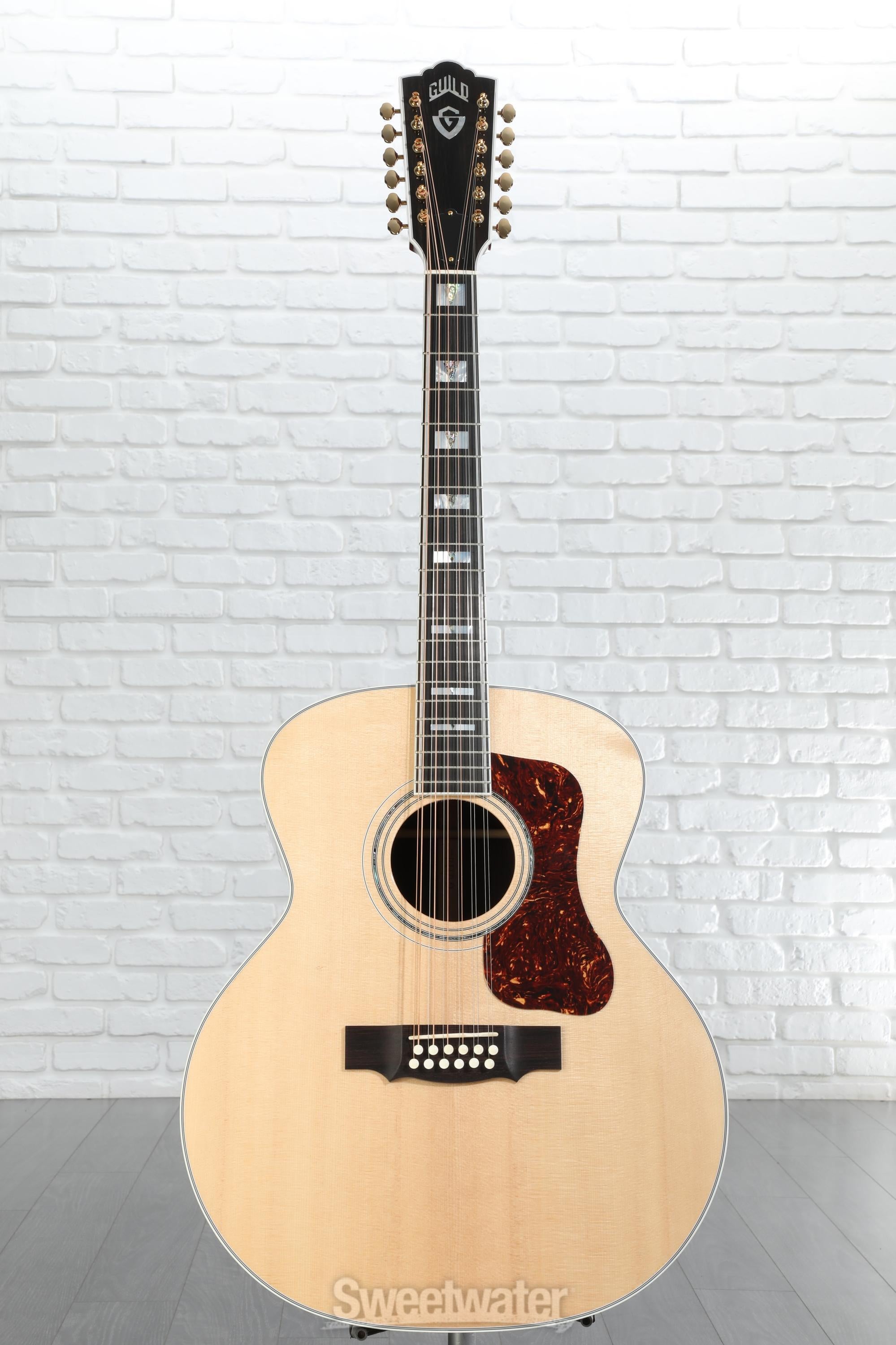 Guild F-512 12-string Acoustic Guitar - Natural | Sweetwater