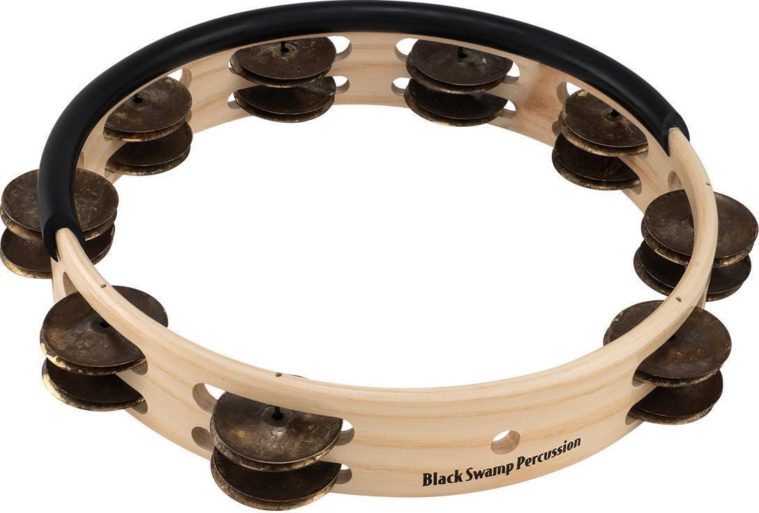Black Swamp Percussion TSPD-AB Session Plus Double-row Tambourine - 10 ...