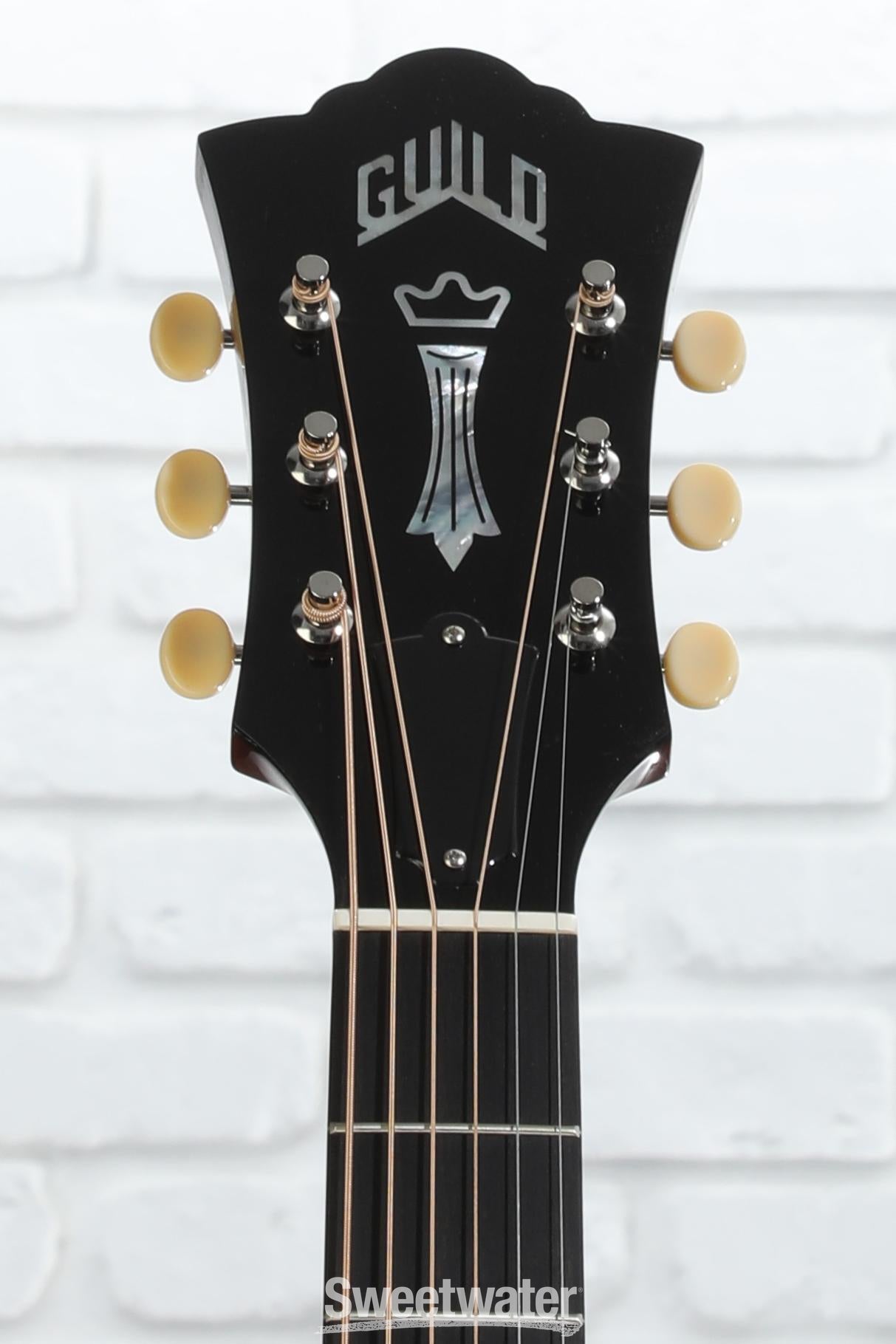 Guild D-50 Traditional Herringbone Acoustic Guitar - Natural | Sweetwater