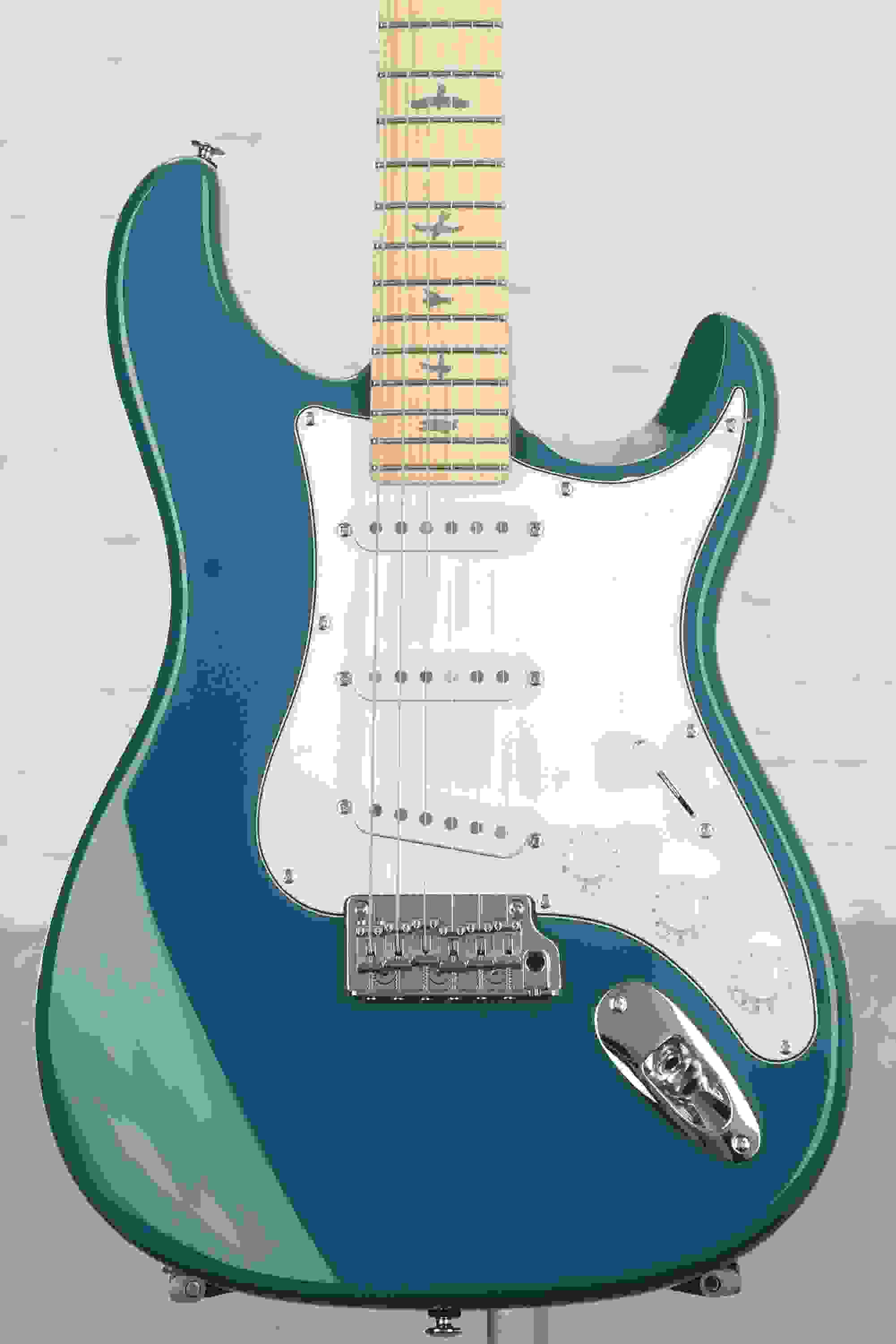 PRS SE Silver Sky Electric Guitar - Nylon Blue with Maple Fingerboard ...