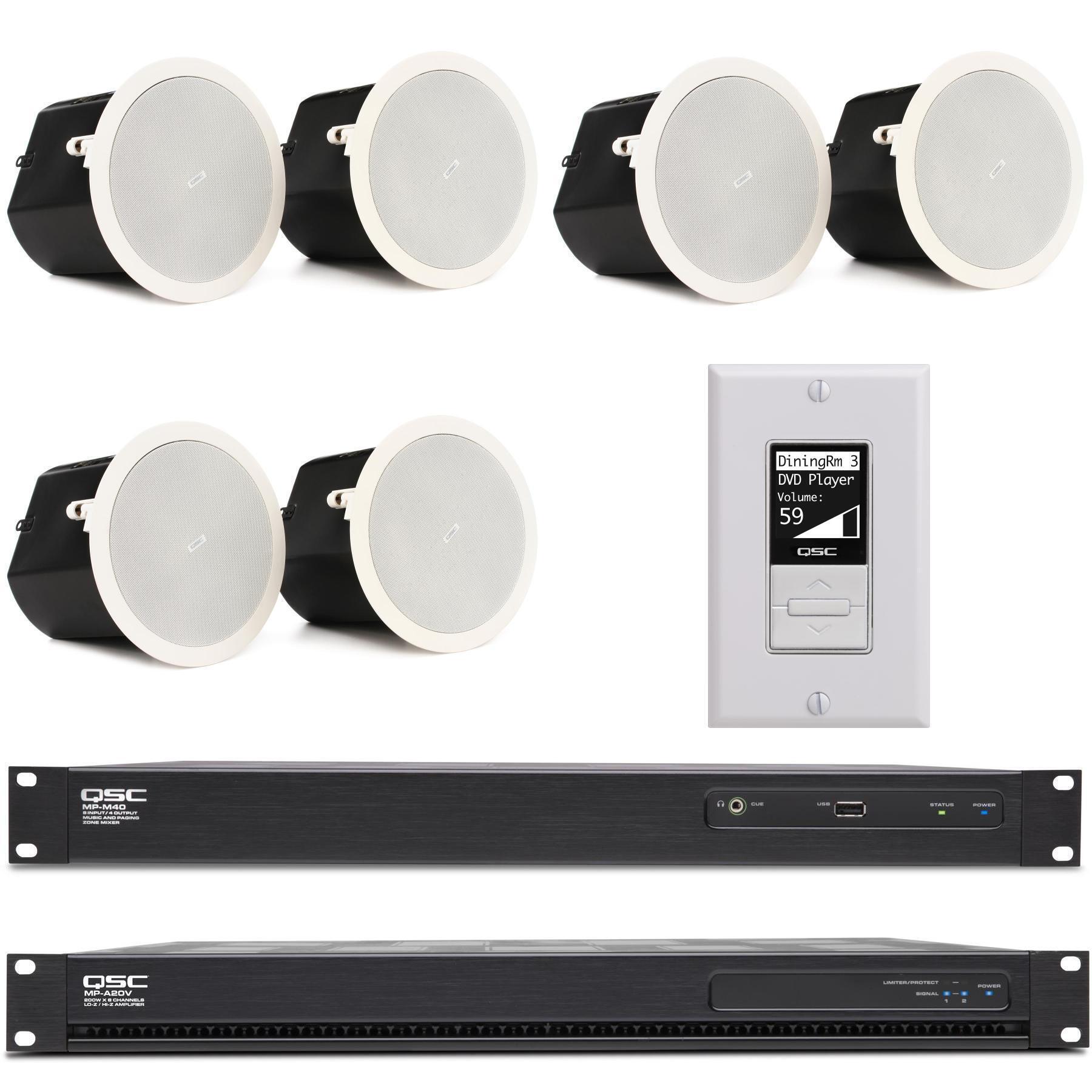 QSC Premium Retail Store Sound System | Sweetwater