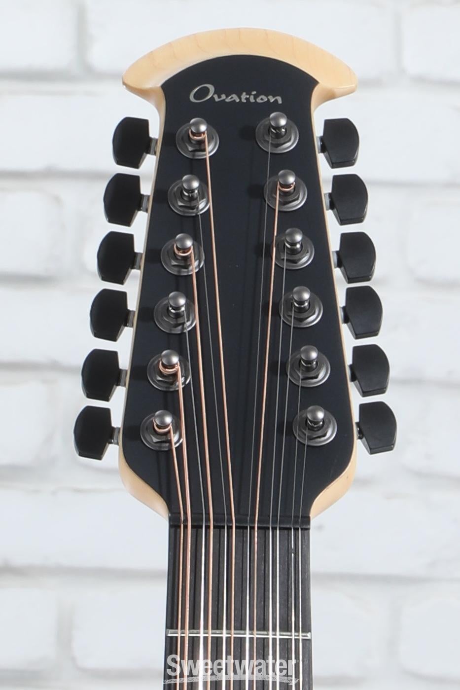 Ovation Pro Series Elite Tx E 2058-5 12-string Acoustic-electric Guitar ...