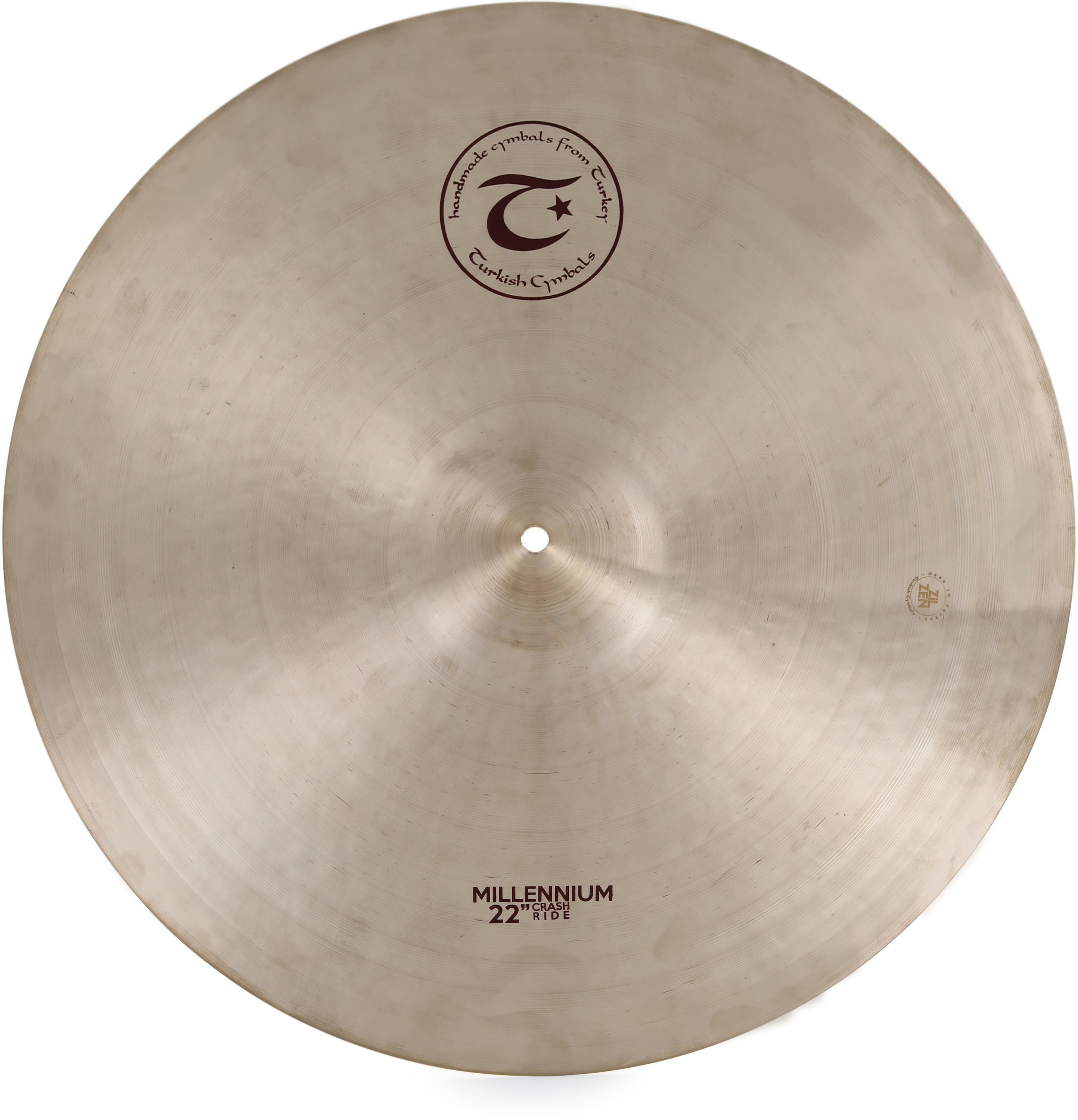 Turkish Cymbals Millennium Crash Cymbal - 22 inch | Sweetwater