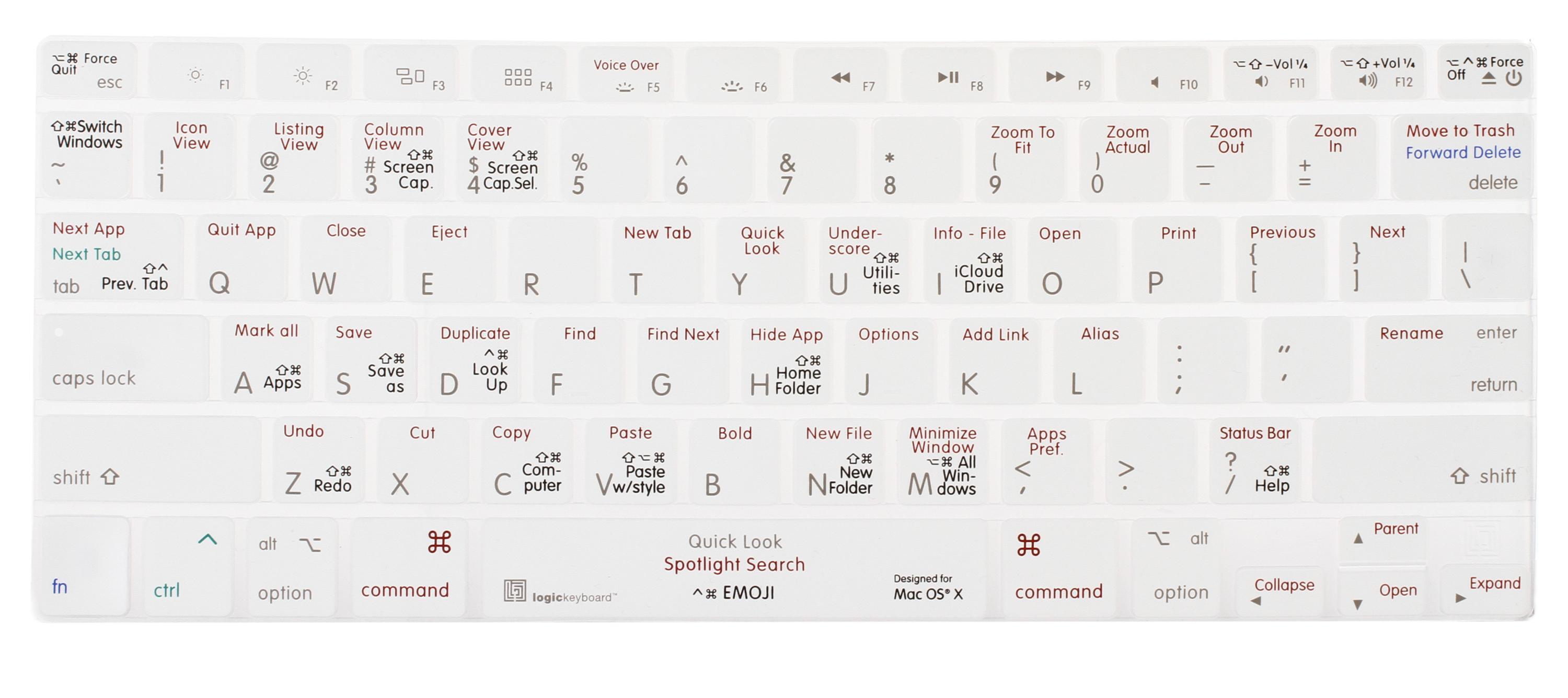 LogicKeyboard LogicSkin MacBook Pro Keyboard Cover for MacOS | Sweetwater