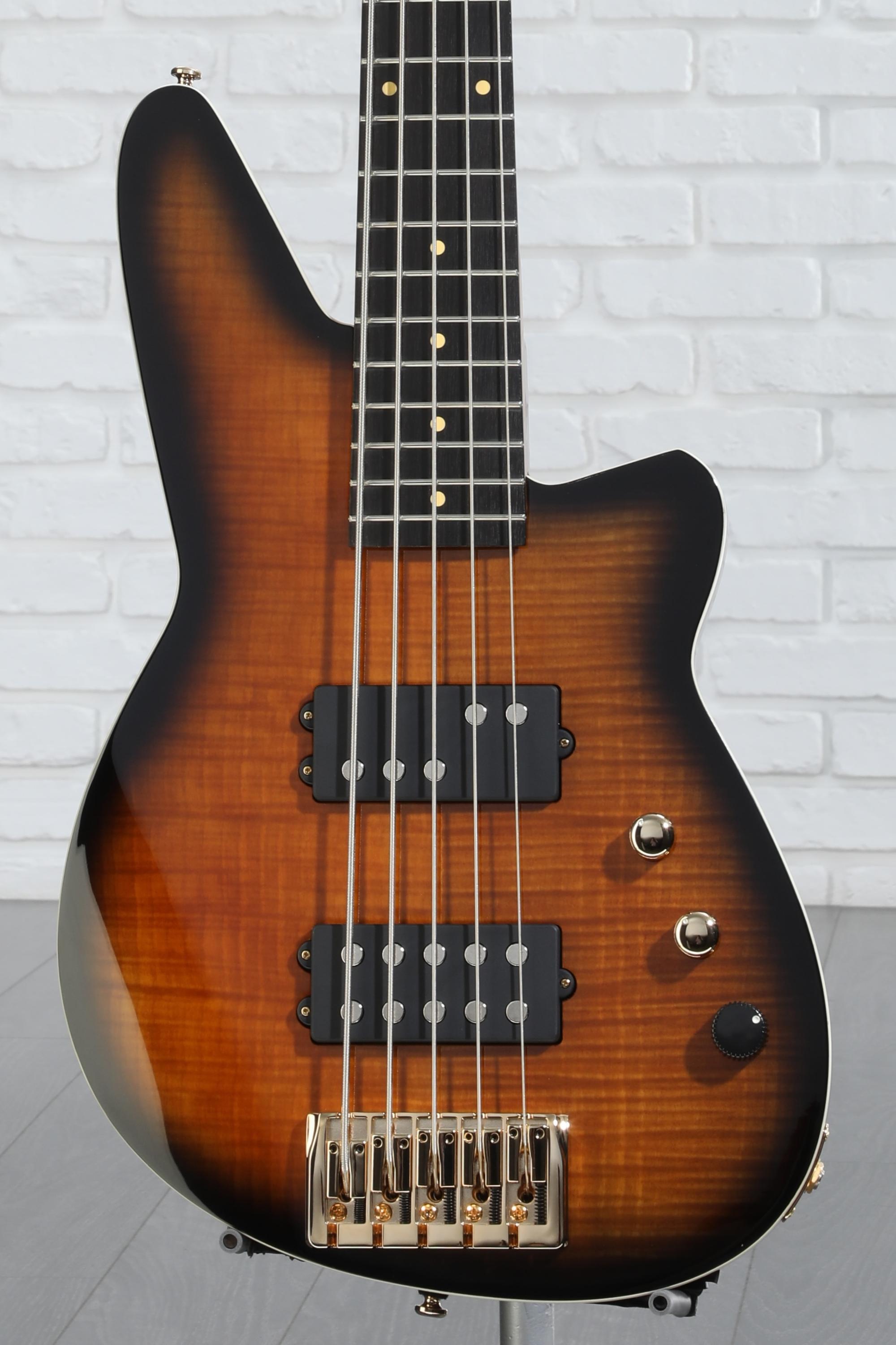 Reverend Mercalli 5 FM 5-string Bass Guitar - Coffee Burst | Sweetwater