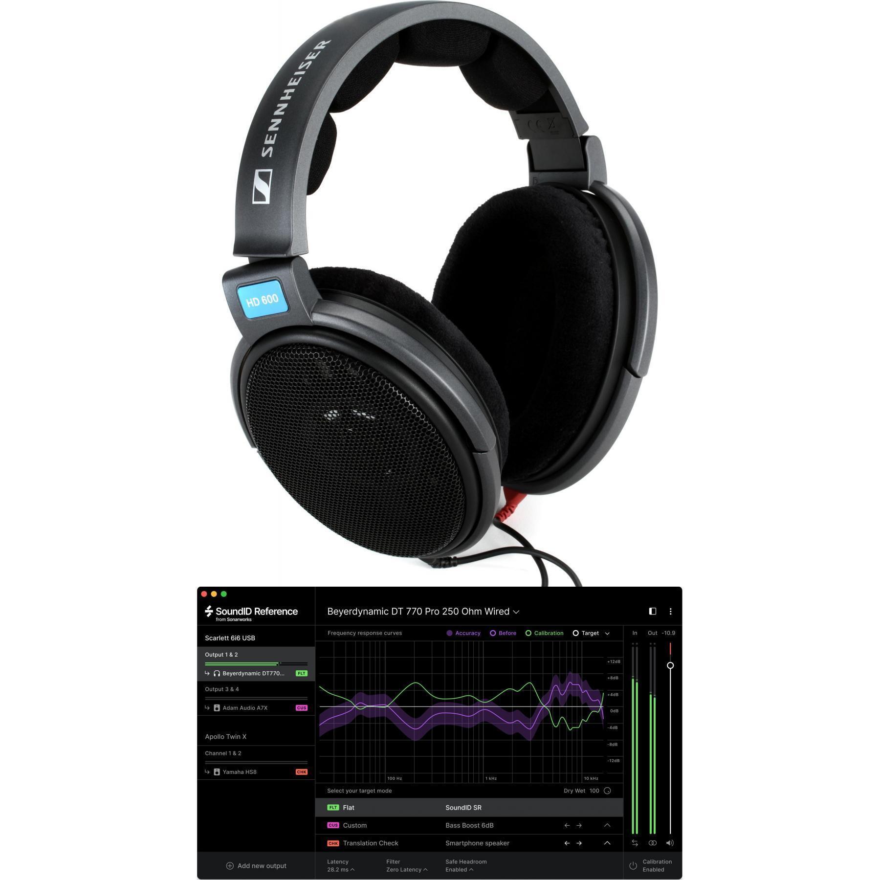 Sennheiser HD 600 Open-back Audiophile / Professional Headphones ...