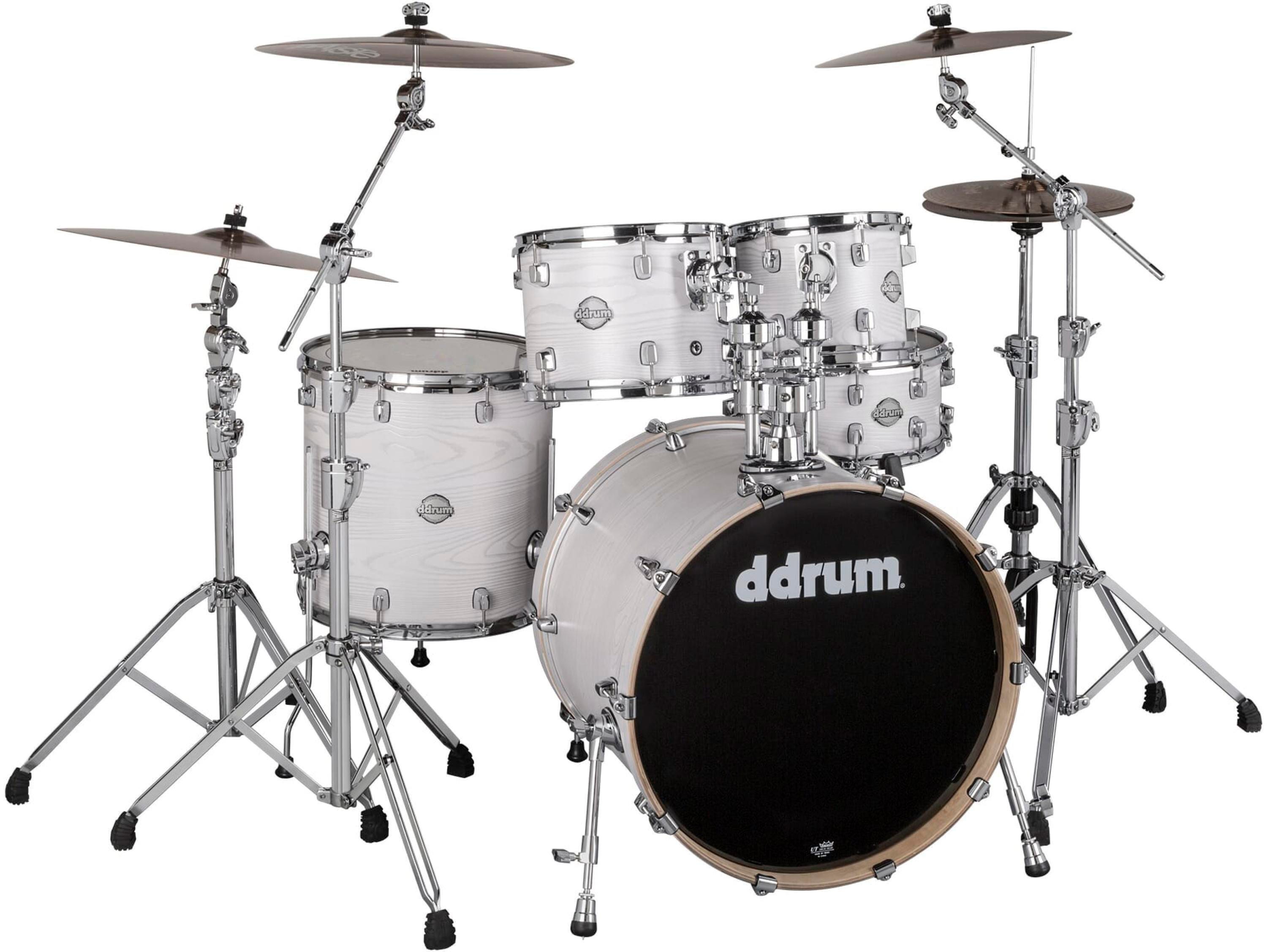 ddrum Dominion Birch 5-piece Shell Pack - Paper White Birch | Sweetwater