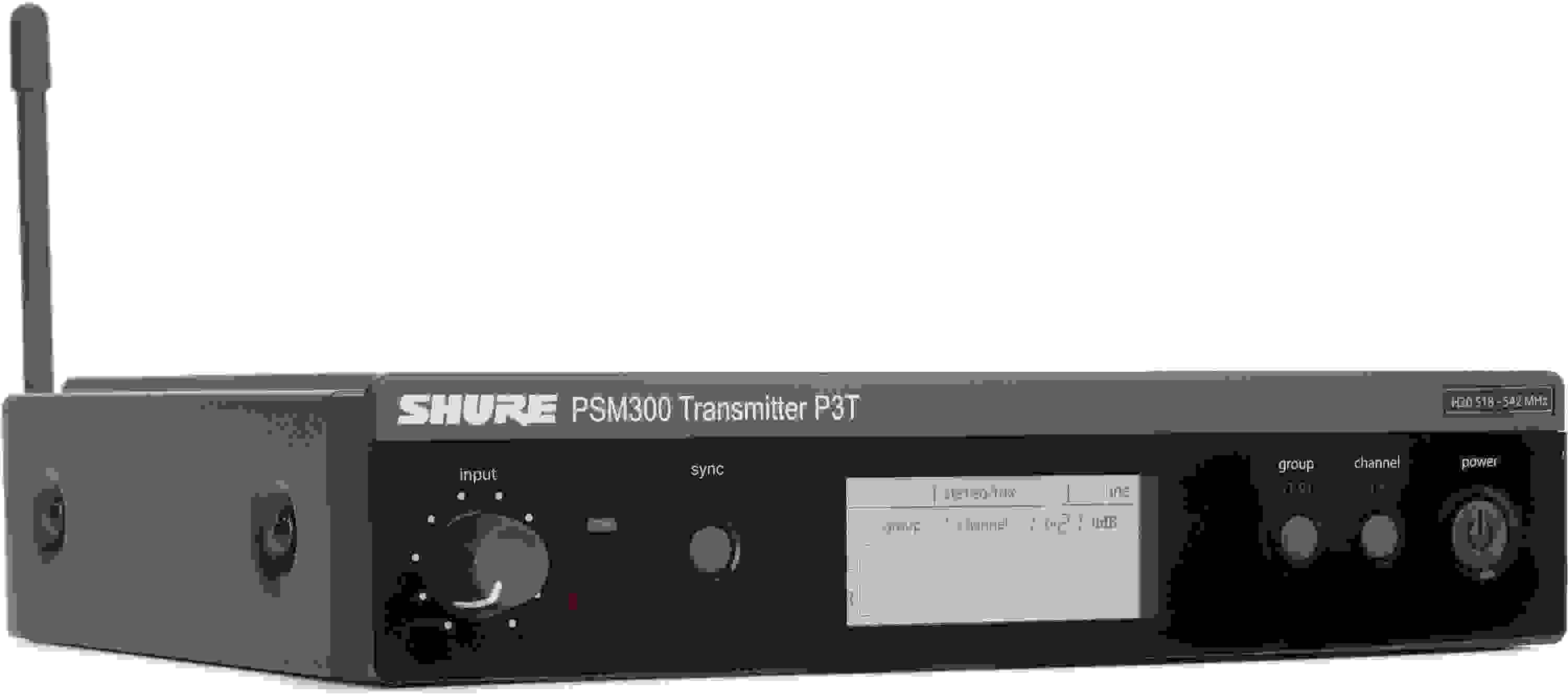 Shure P3T Wireless Monitor Transmitter - H20 Band | Sweetwater