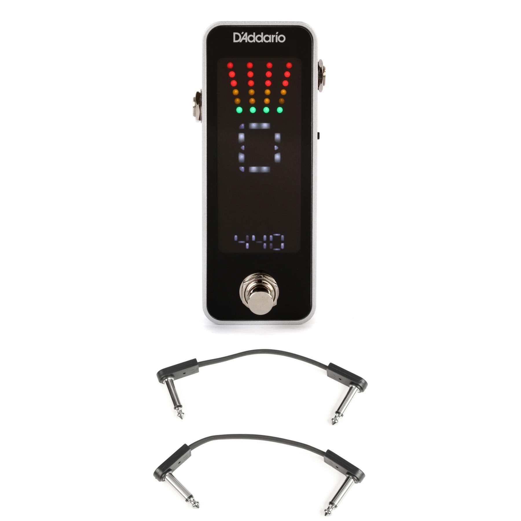 D'Addario CT-20 Chromatic Tuner Pedal with EBS Patch Cables | Sweetwater