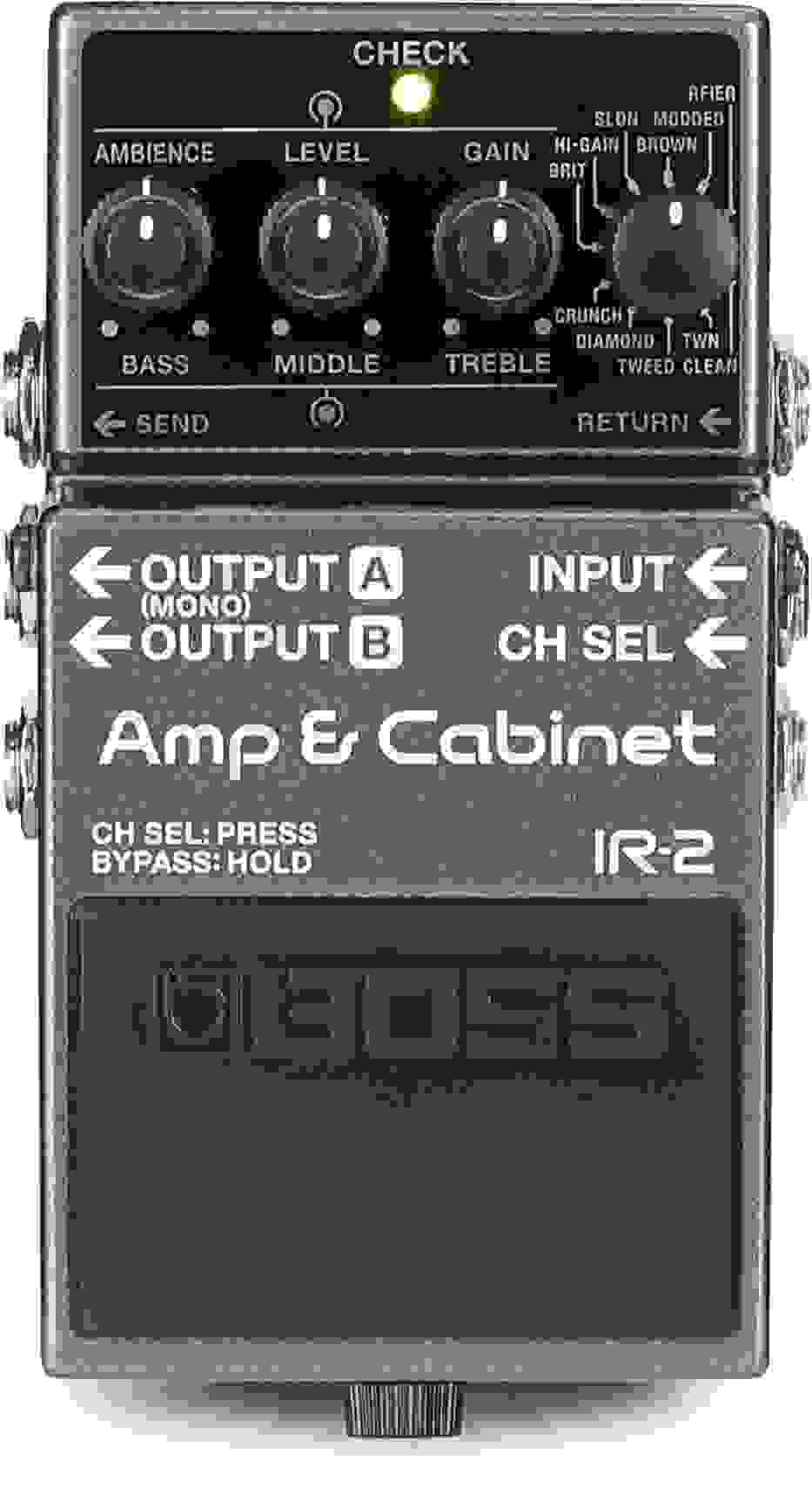 Boss IR-2 Amp and IR Cabinet Pedal | Sweetwater