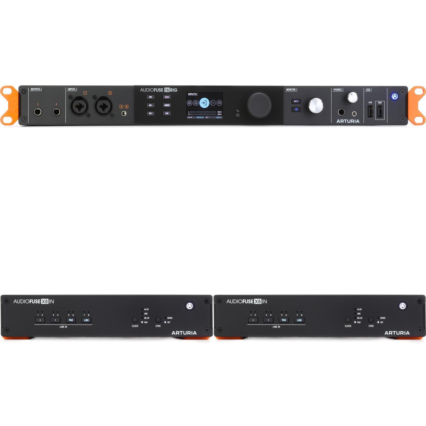 Arturia AudioFuse 16Rig USB Audio Interface and 16 In Expanders ...