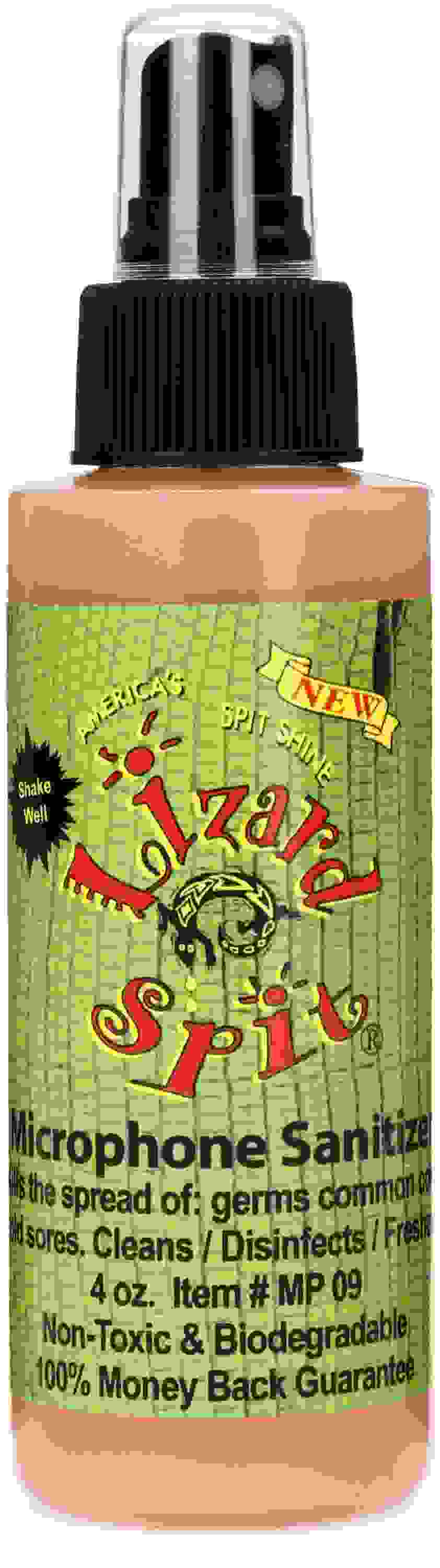 Lizard Spit Microphone Sanitizer - 4-oz. Spray Bottle | Sweetwater
