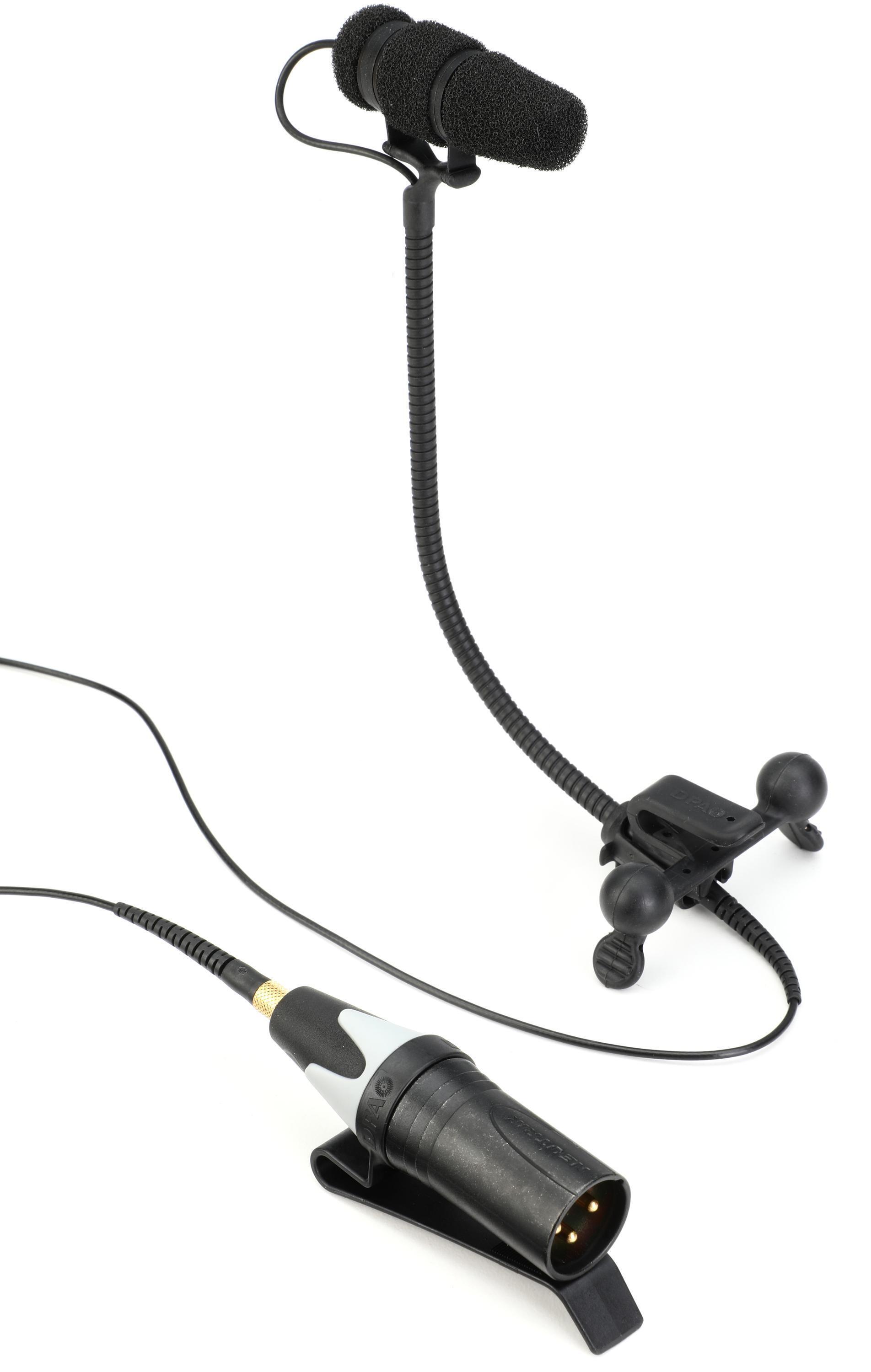 DPA 4099 CORE Instrument Microphone with Brass Mounting Clip | Sweetwater