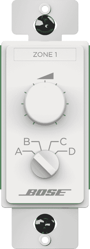 Bose Professional ControlCenter CC-3 Zone Controller - White | Sweetwater